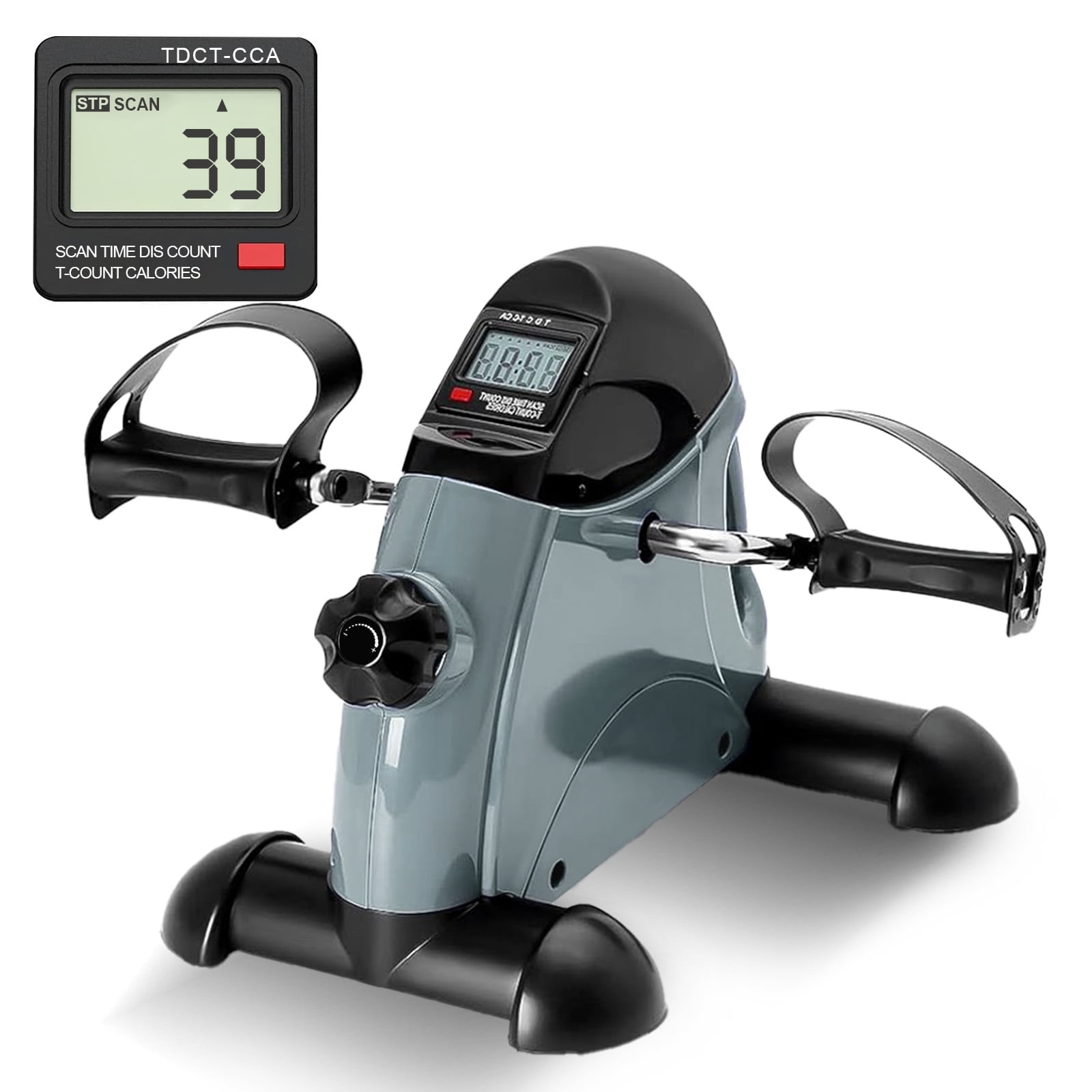 Mini Exercise Bike, Portable Mini Cycle Exercise Bike with Digital ...