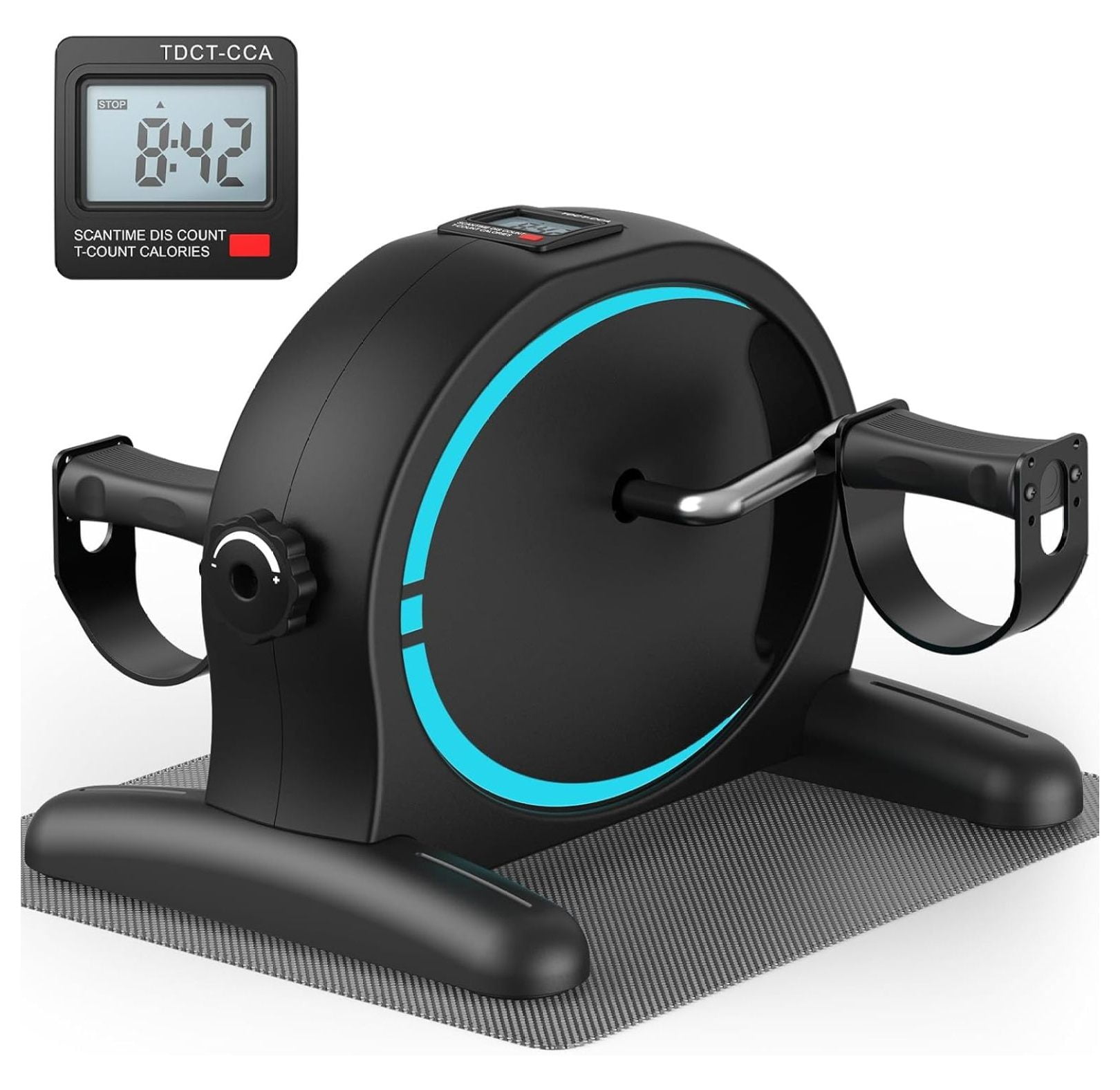 Mini Exercise Bike, Under Desk Bike Pedal Exerciser for Arm/Leg ...