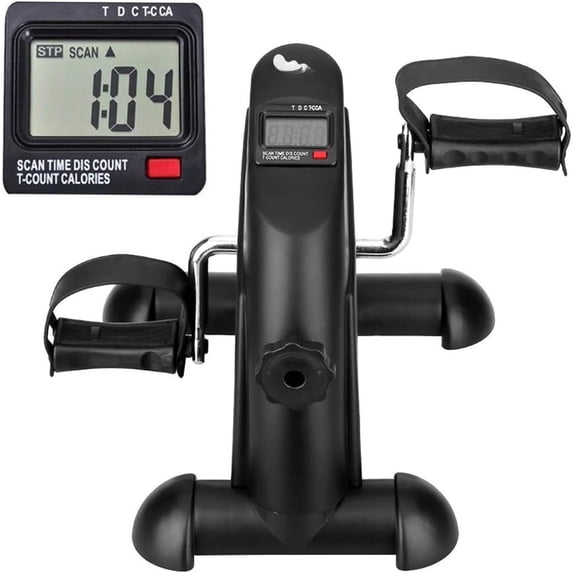 Mini Exercise , Under Desk Pedal Exerciser Portable Foot Cycle Arm ...