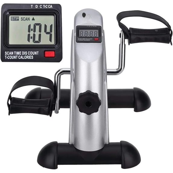 Mini Exercise , Under Desk Pedal Exerciser Portable Foot Cycle Arm ...