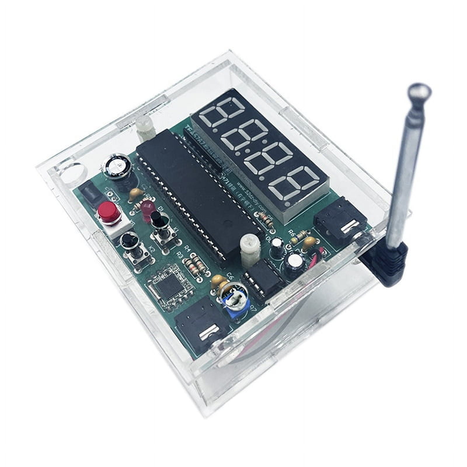 Mini FM Digital Radio DIY Kit Digital Tube Display Radio Electronic ...