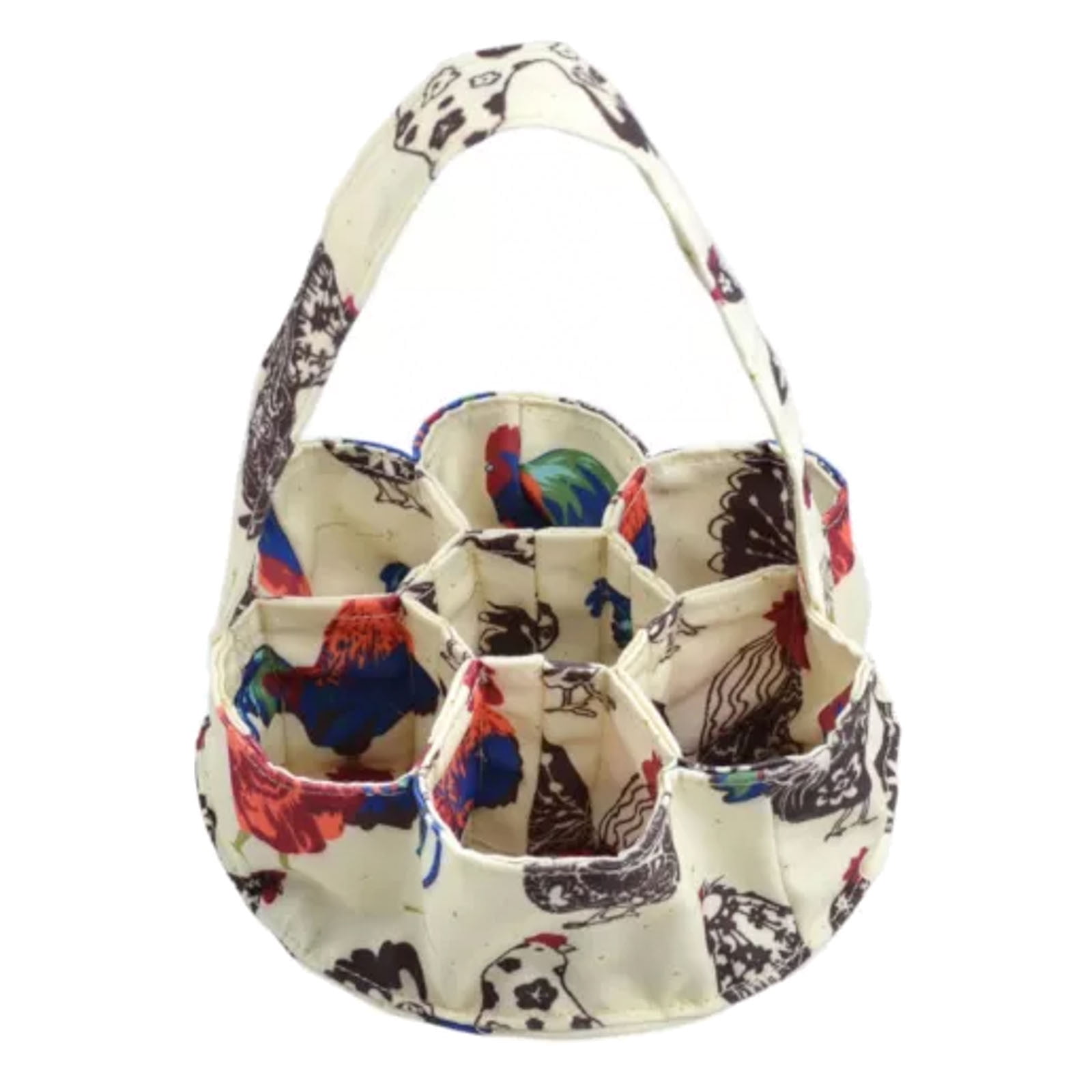 Mini Fabric Egg Bags Canvas Egg With 7 Pouches Portable Egg Gathering ...