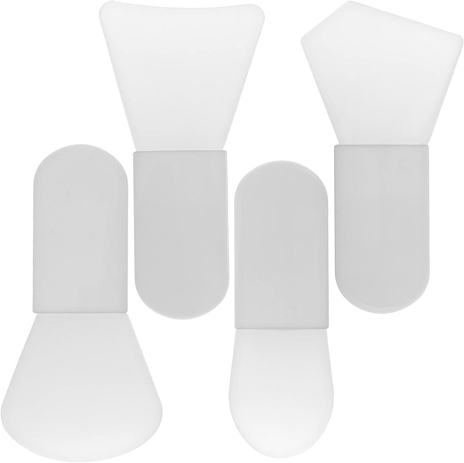 Mini Face Mask Mud Applicator Silicone Mini Makeup Spatula Brushes with ...