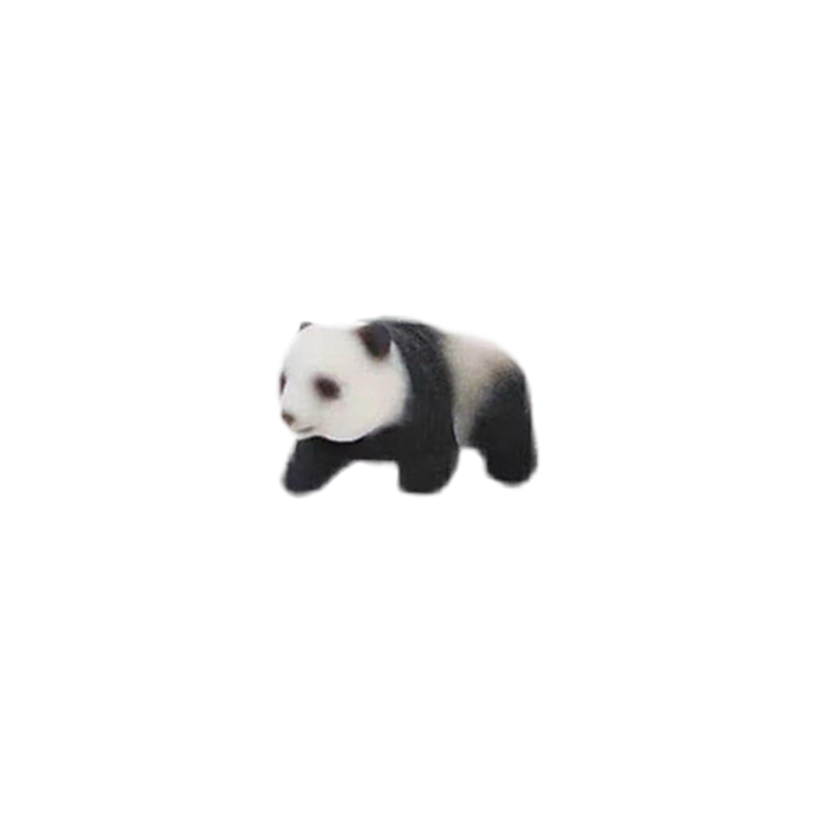Mini Fairy Garden Panda Statue 1/87 Party Tiny Pandas Model Decor C ...
