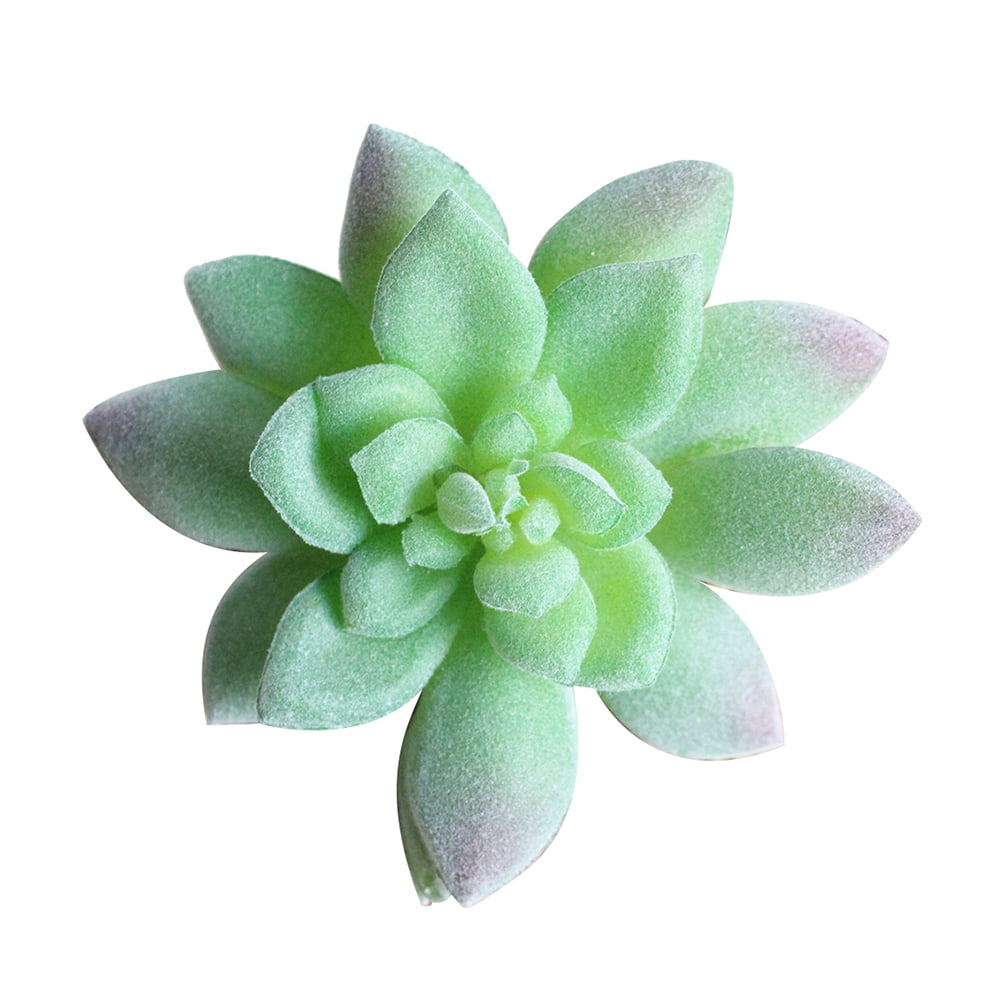 Mini Fake Succulents Artificial Plants - Ceramic White Potted ...