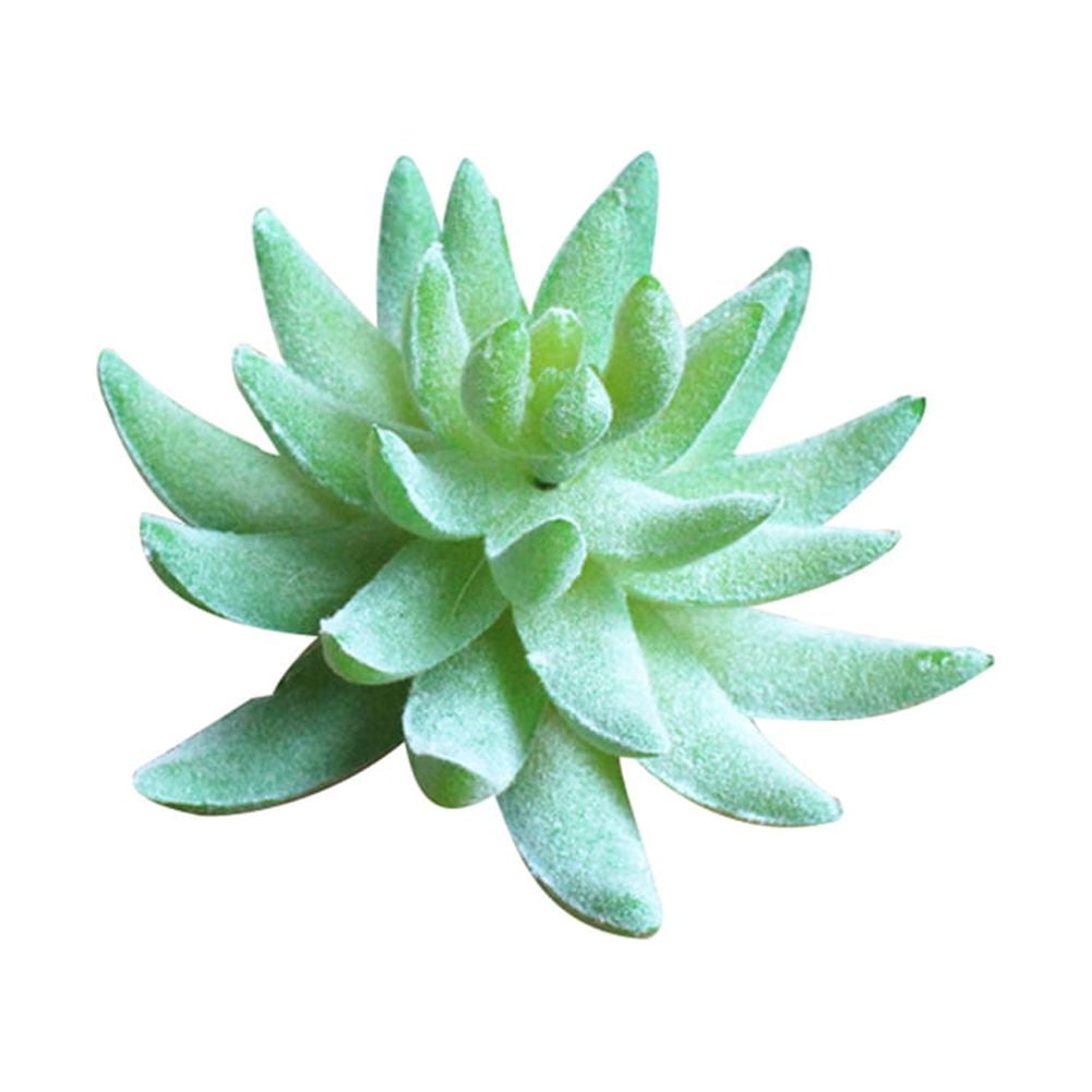 Mini Fake Succulents Artificial Plants - Ceramic White Potted ...
