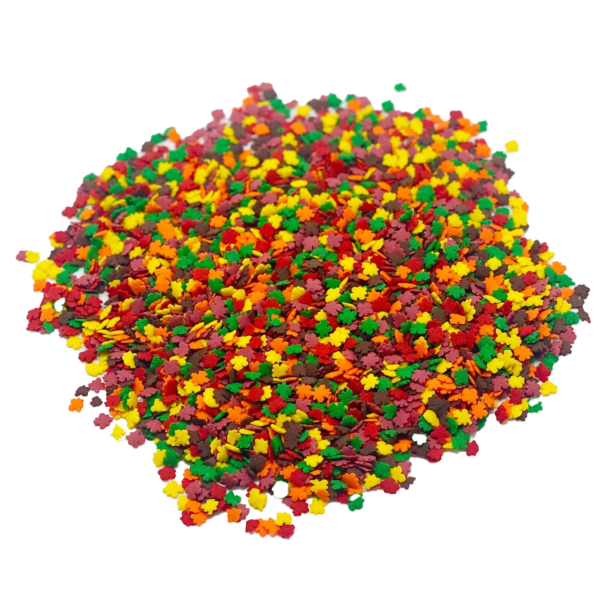 Mini Fall Leaves Blend Confetti Sprinkles | 4 oz Resealable Bag ...