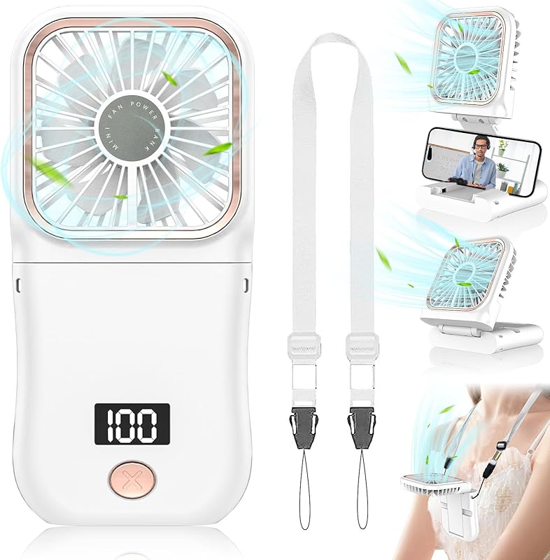 Mini Fan Handheld Foldale Fan,US Personal Fans Portale Rechargeale ...