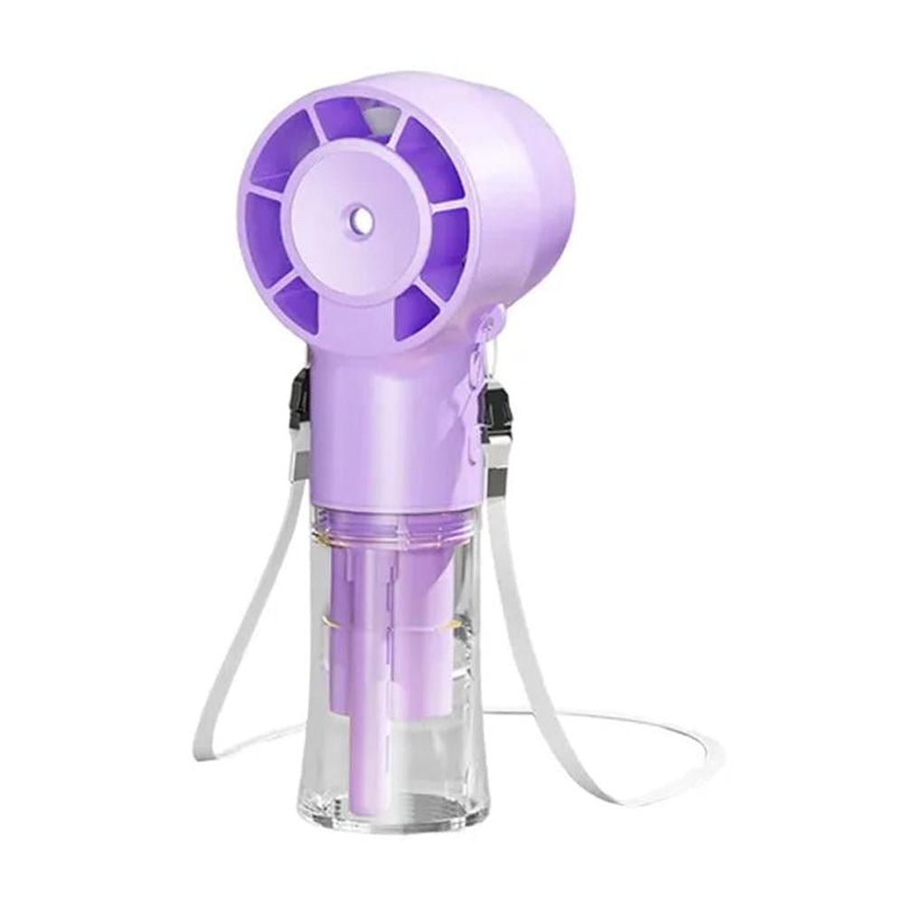 Mini Fan Multi-function F10 Neck USB Handheld Fan Spray Portable High ...