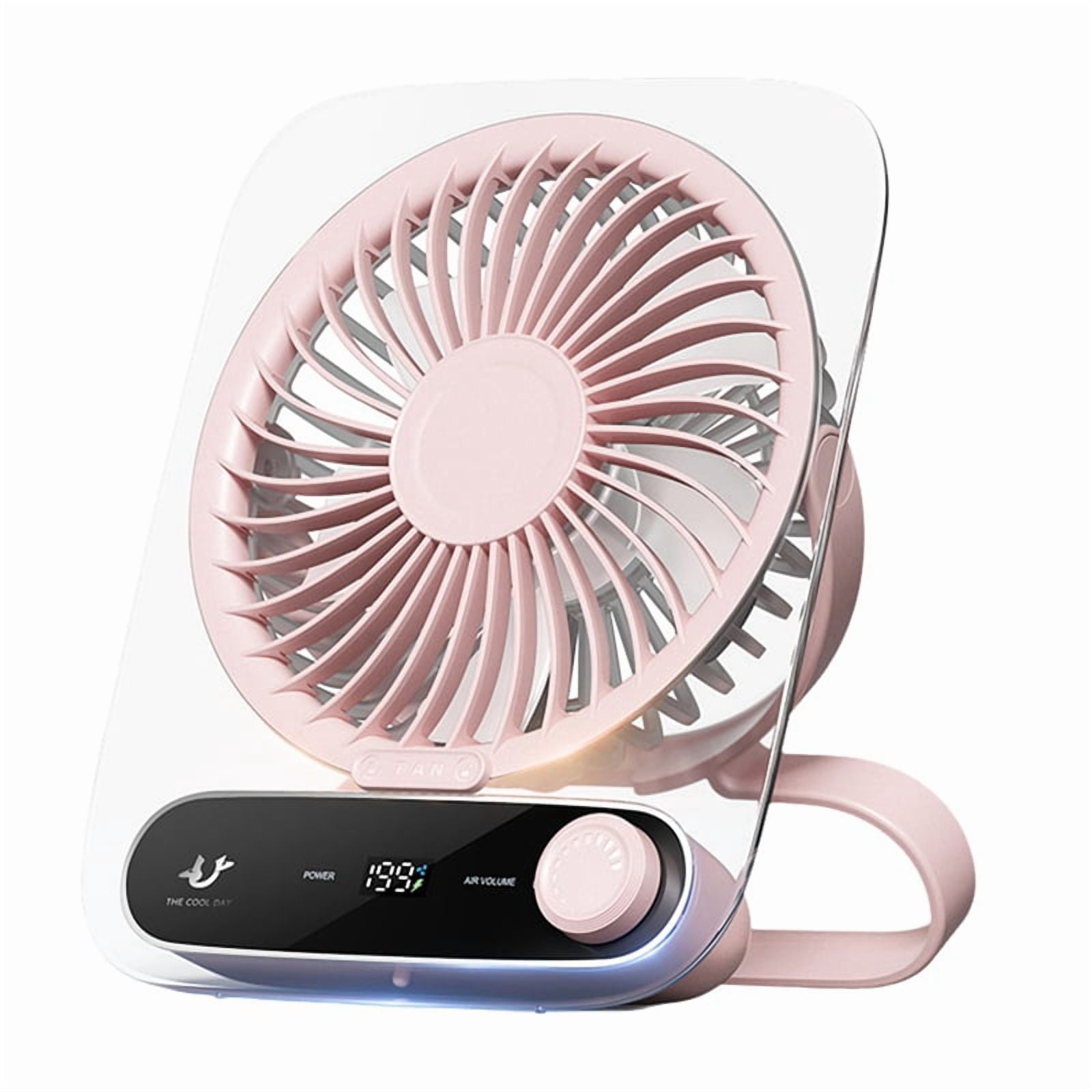 Mini Fan Office Desk Fan Table Fan Portable USB Ultra-Thin Wall ...