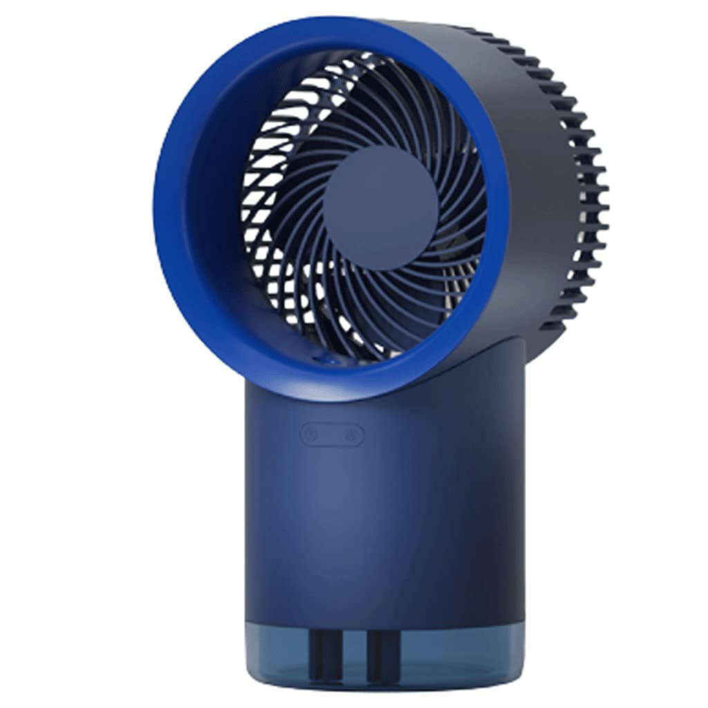Mini Fan Portable Desk Fan,Rechargeable Personal Ice Fog Fan with ...