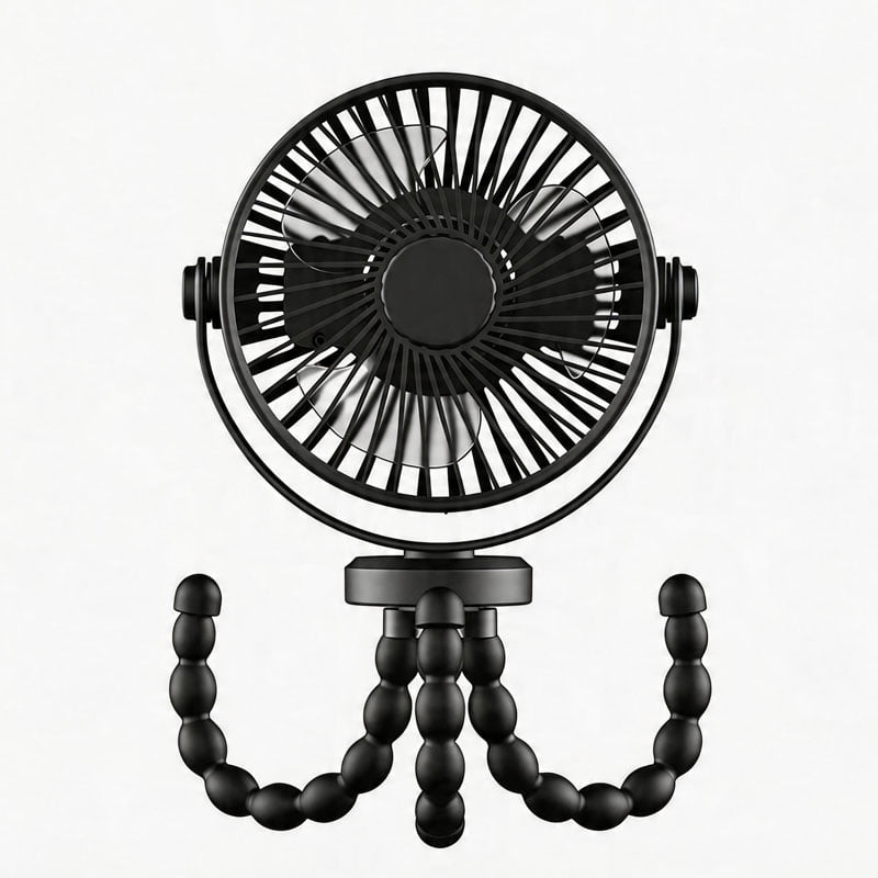 Mini Fan with Adjustable Tripod, 3-Speed USB Portable Fan, Quiet ...
