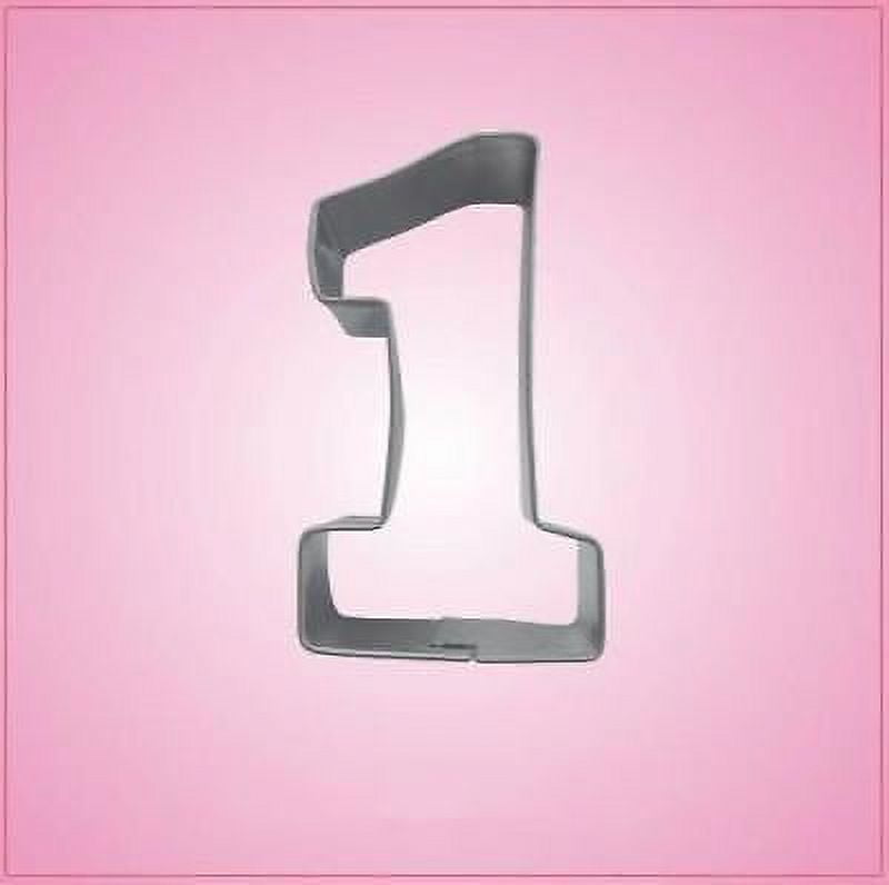 Mini Fancy Number 1 Cookie Cutter - Walmart.com