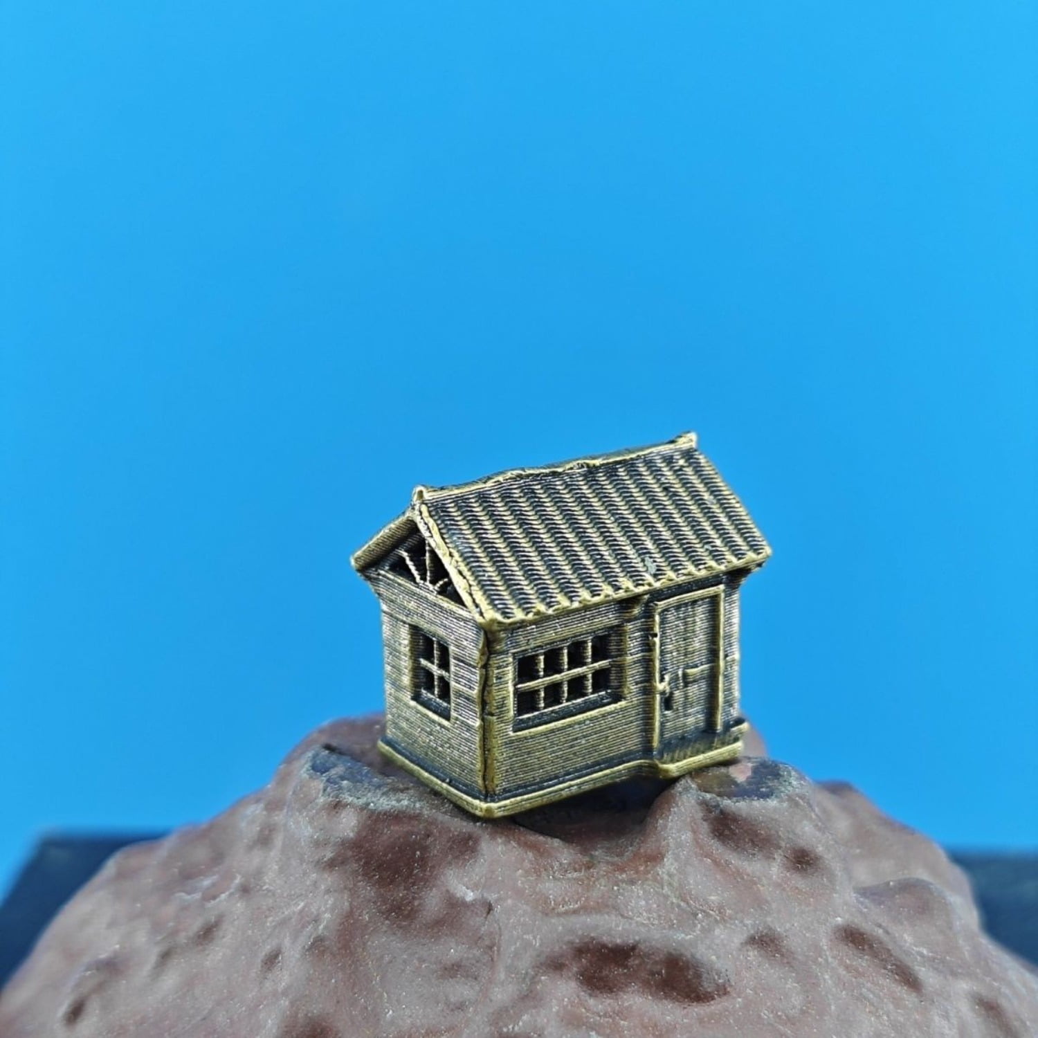 Mini Farmhouse Model Figurine for Bonsai Garden Pot Fish Tank Rockery ...