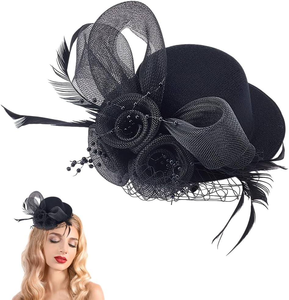 Mini Fascinator Hats Vintage Fascinators Hats Mini Hat Clips Tea Party ...
