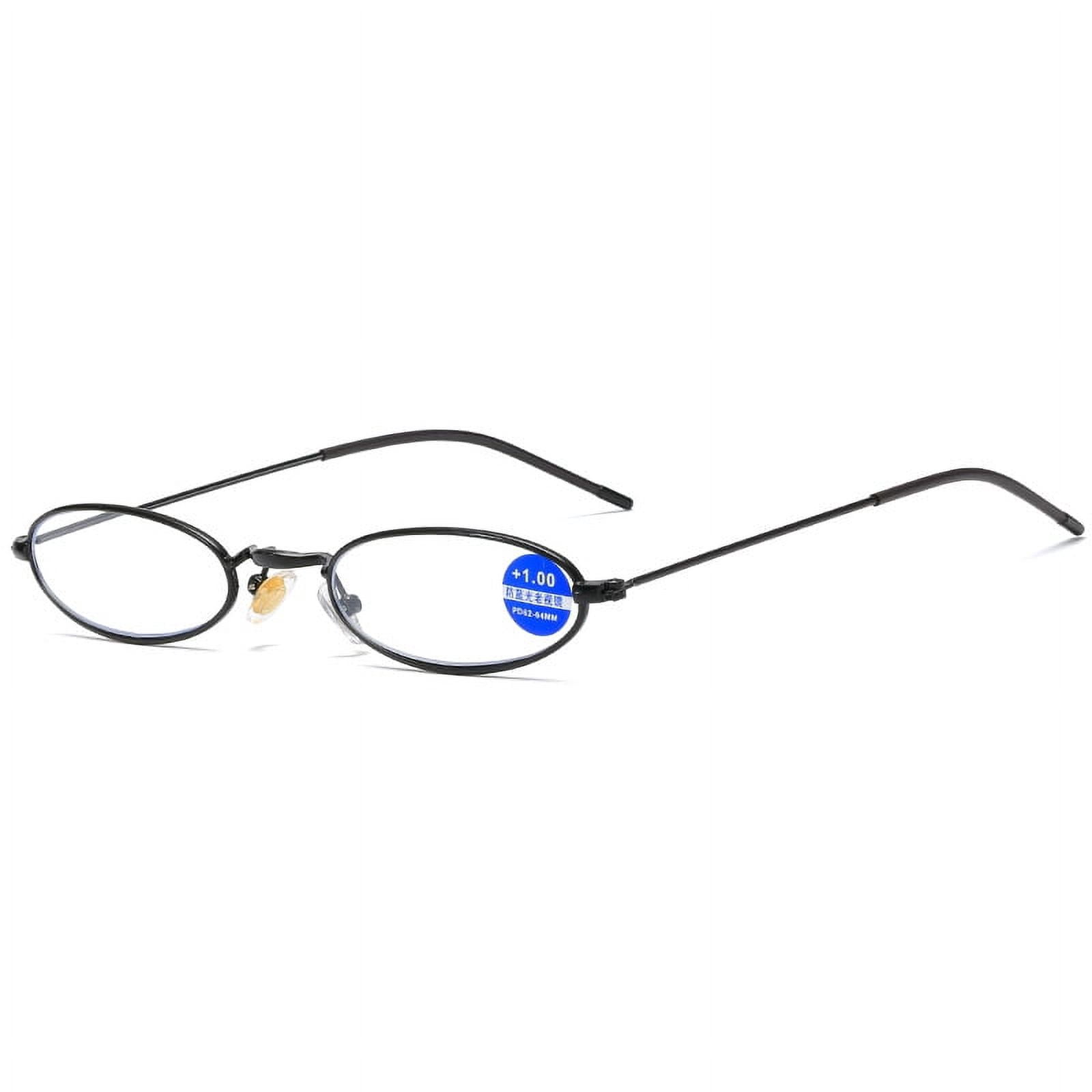 Mini Fashion Black Aluminum Alloy Box Presbyopic Glasses Metal Portable ...