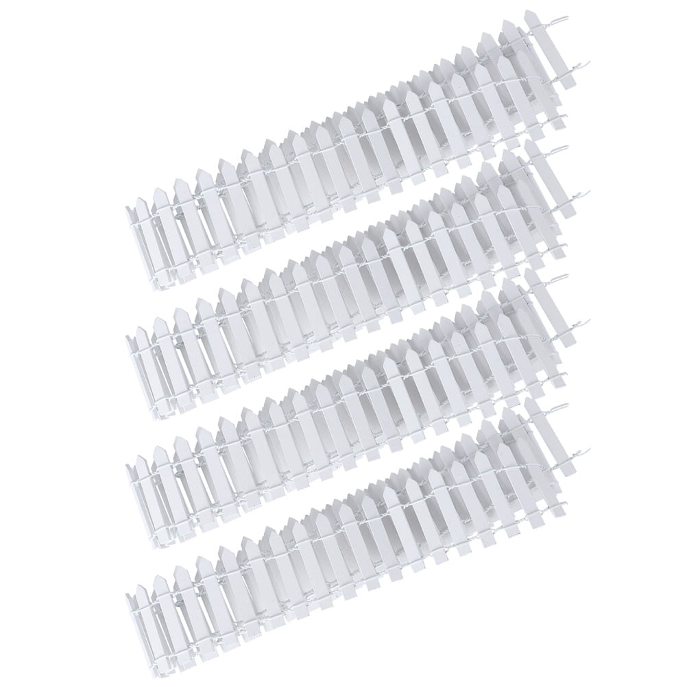 Mini Fence Decorations Wood Ornament for Project Small Micro Landscape ...