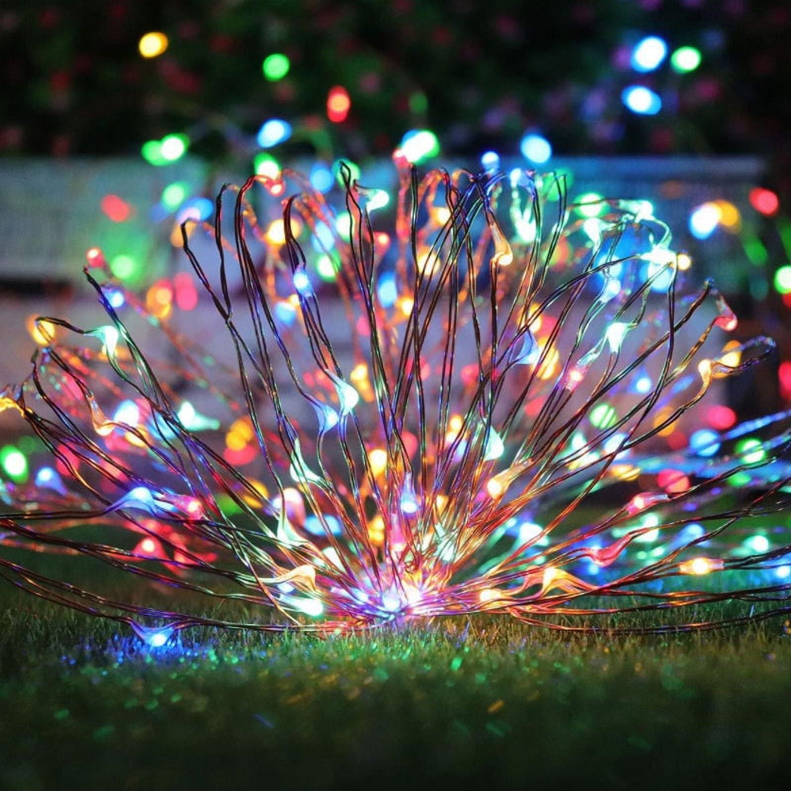 Mini Fiery 100 Lights Shine Like Firebugs With Solar Power 2/ Pak ...