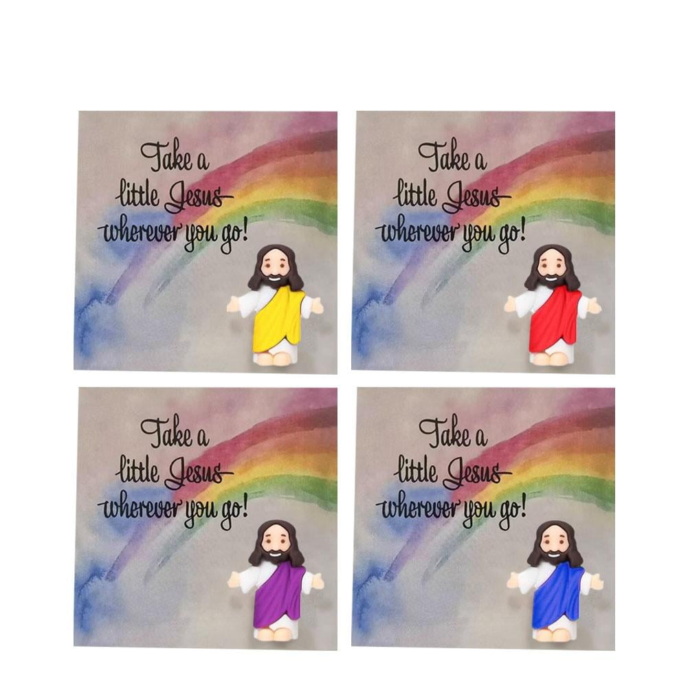 Mini Figures with Card, Figurine Bulk,A Little in Your Pocket,Christ ...