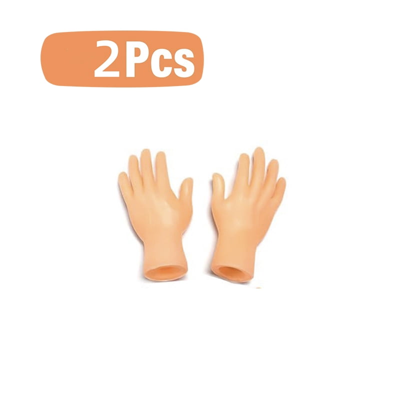 Mini Finger Hands Tiny Rubber Finger Puppets Miniature Small Hands Cat ...