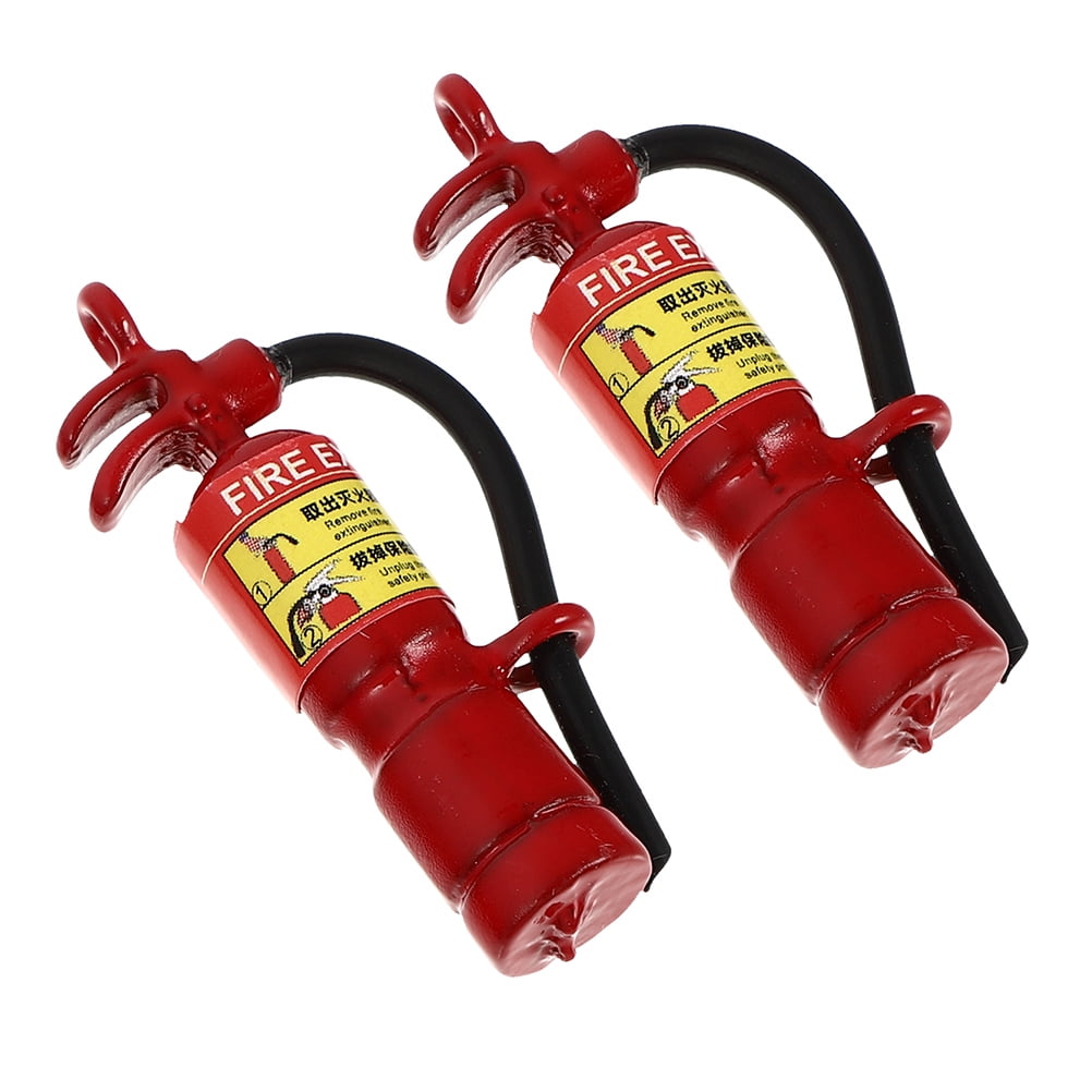 Mini Fire Extinguisher Squirrel Decor Miniature Model Models Landscape ...