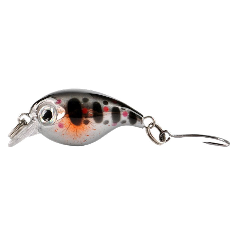 Mini Fishing Wobbler Lures Floating Crankbait For Pike Walleye Bass ...