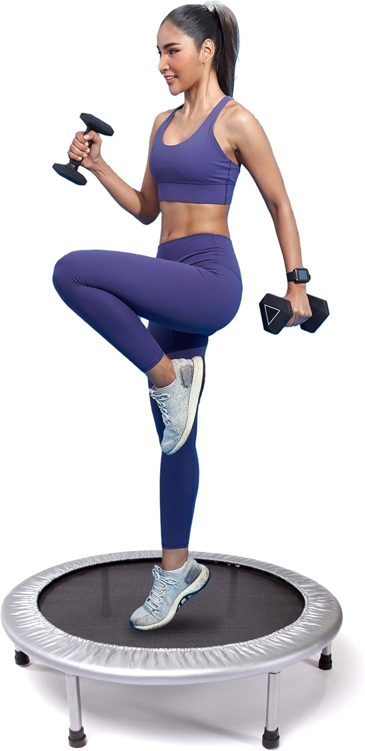 Mini Fitness Trampoline w/Smart Workout App - Walmart.com