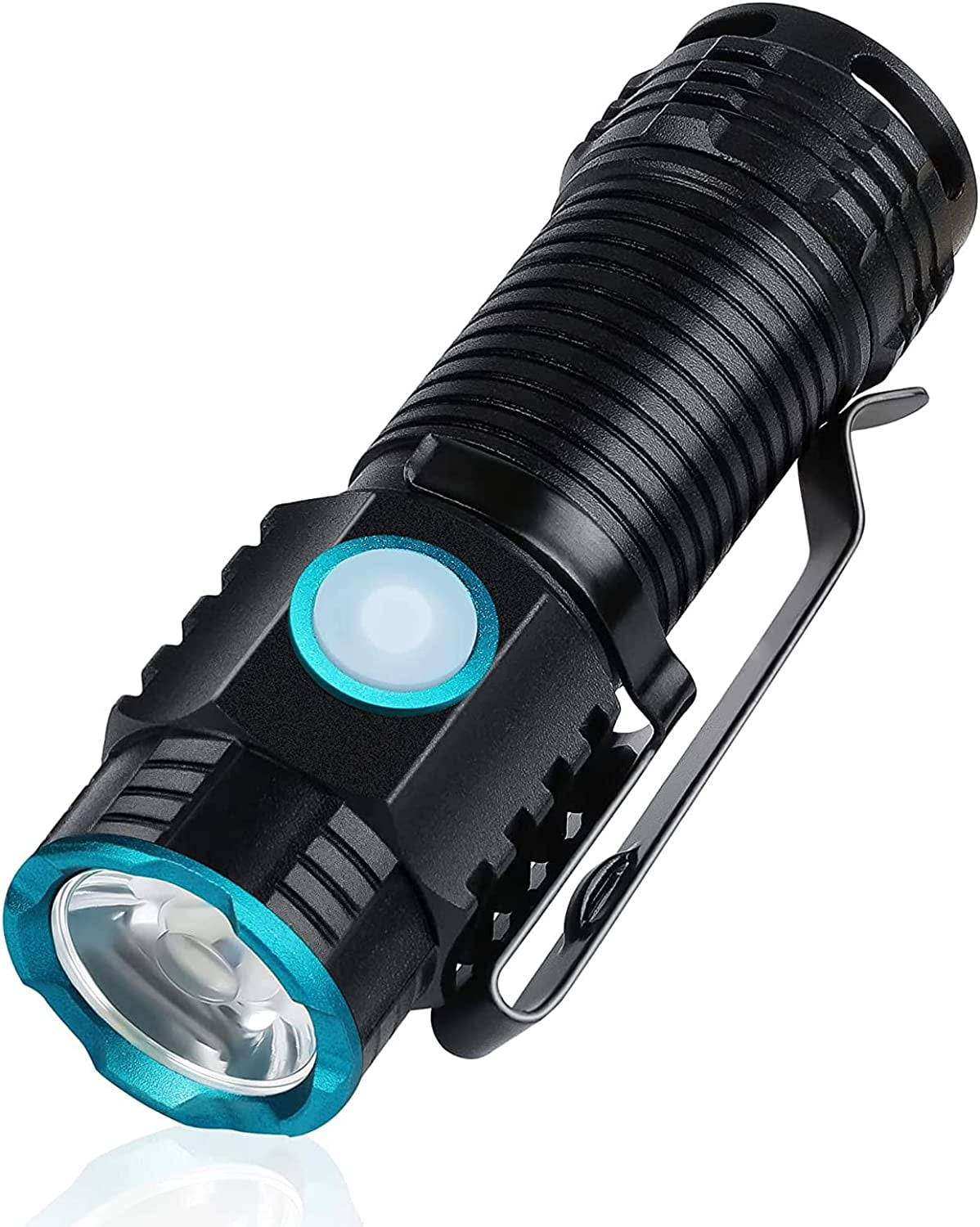 Mini Flashlight Super Bright, 1000 High Lumens, Rechargeable Compact ...
