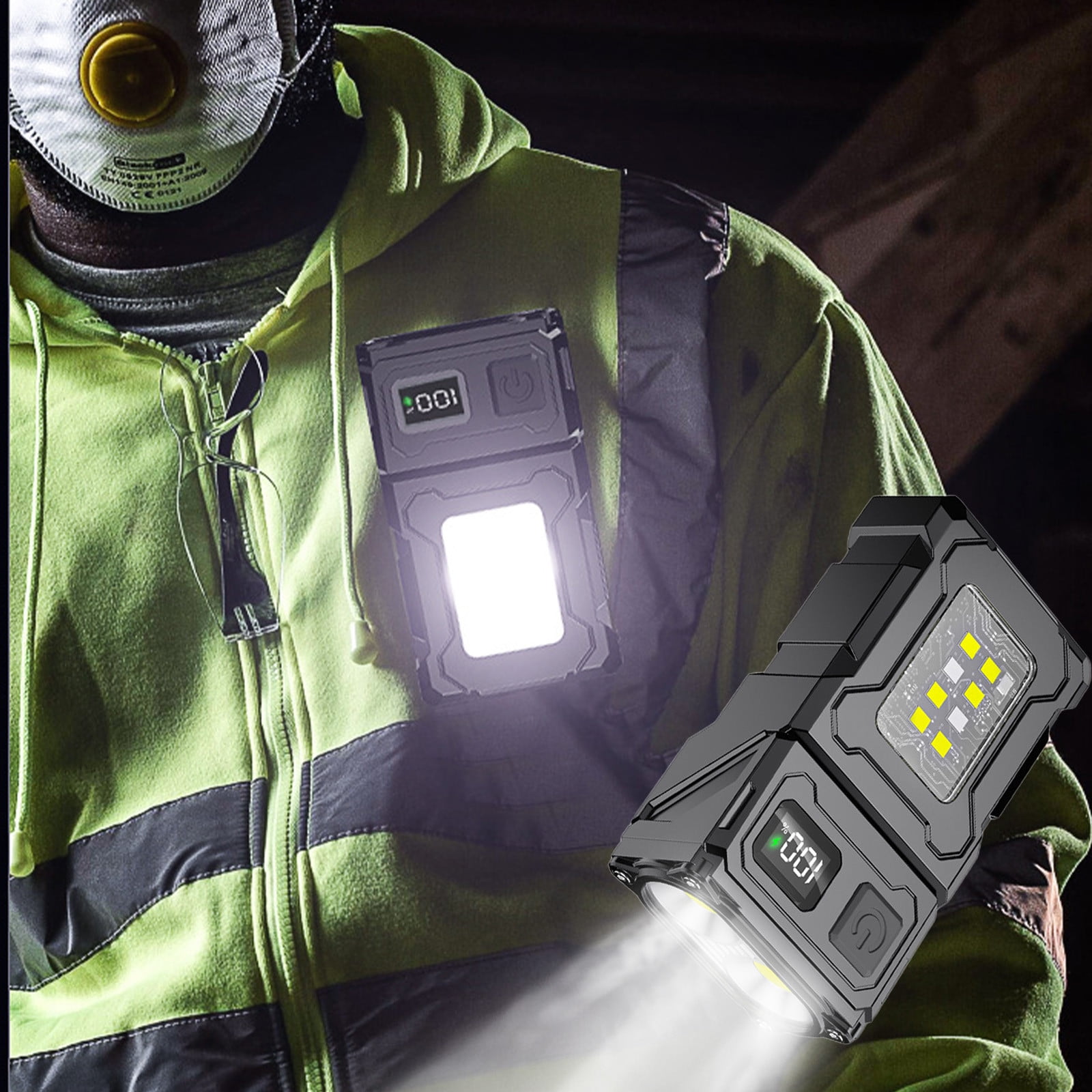 Mini Flashlights with Batteries,Rechargeable Led Flashlights,Small ...