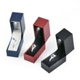 Unique Mini Flip Slim Blue Ring Box for Diamond Ring on Engagement ...