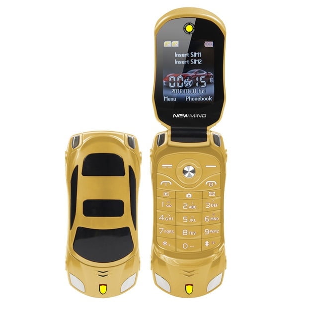 Mini Flip Small Dual SIM Folding Phone MP3 MP4 FM Radio SMS Camera ...