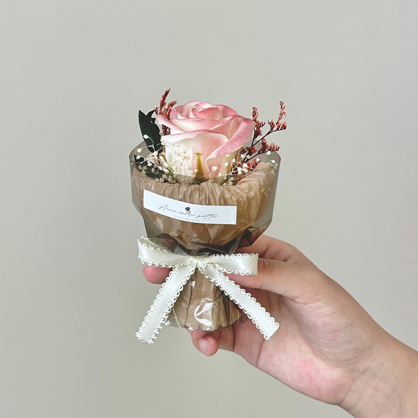 Mini Flower Bouquet, Valentines Day Bouquet, Mini Pocket Small Bouquet ...