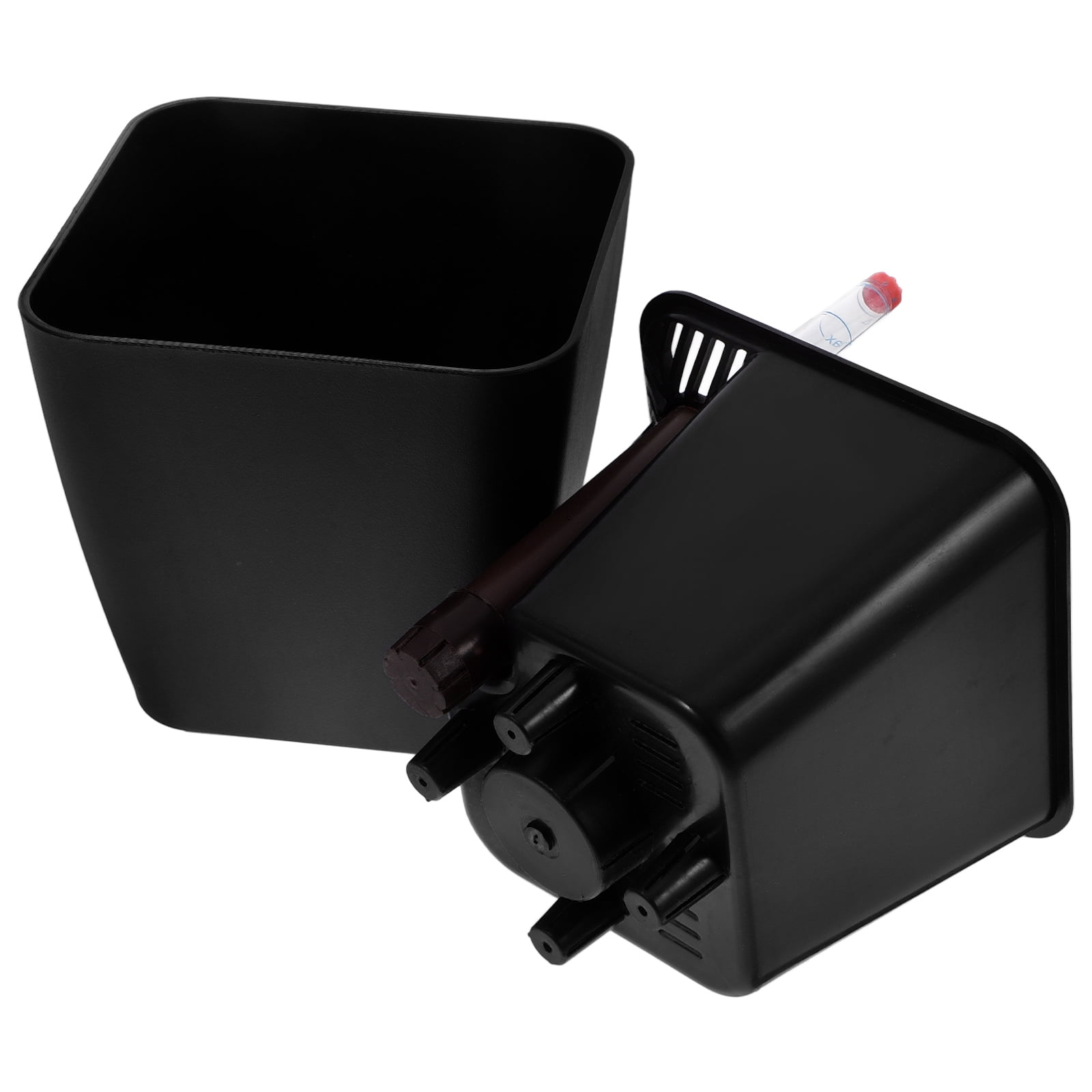 Mini Flower Pot Bubble Toy Thing Inflatable Miniature Crown Charm Black ...