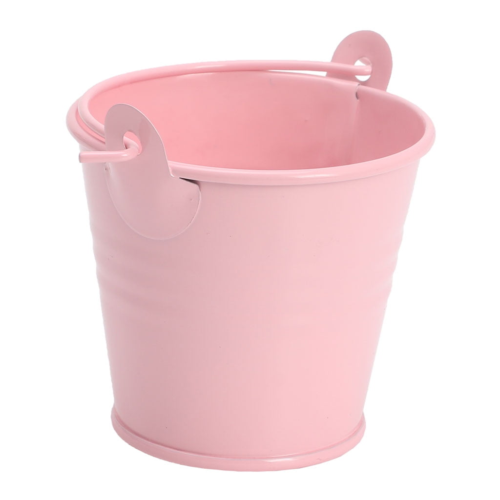 Mini Flower Pot with Handle Party Mini Kindergarten Food Container ...
