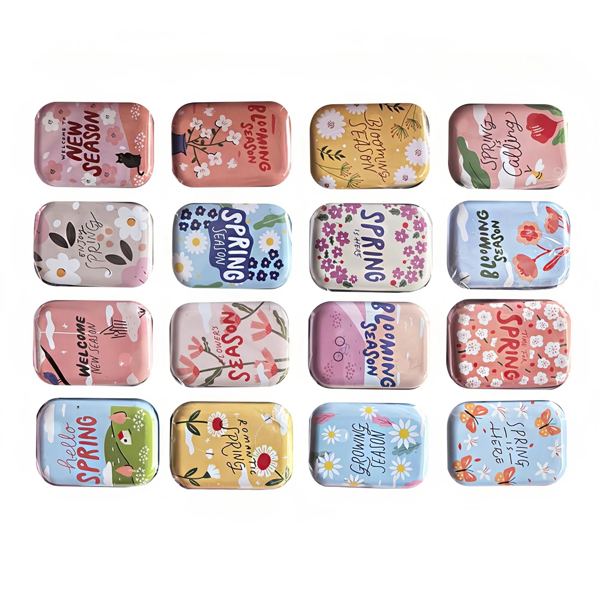Mini Flower Tin Trinket Jewelry Organizer Storage Box Decorative Boxes ...