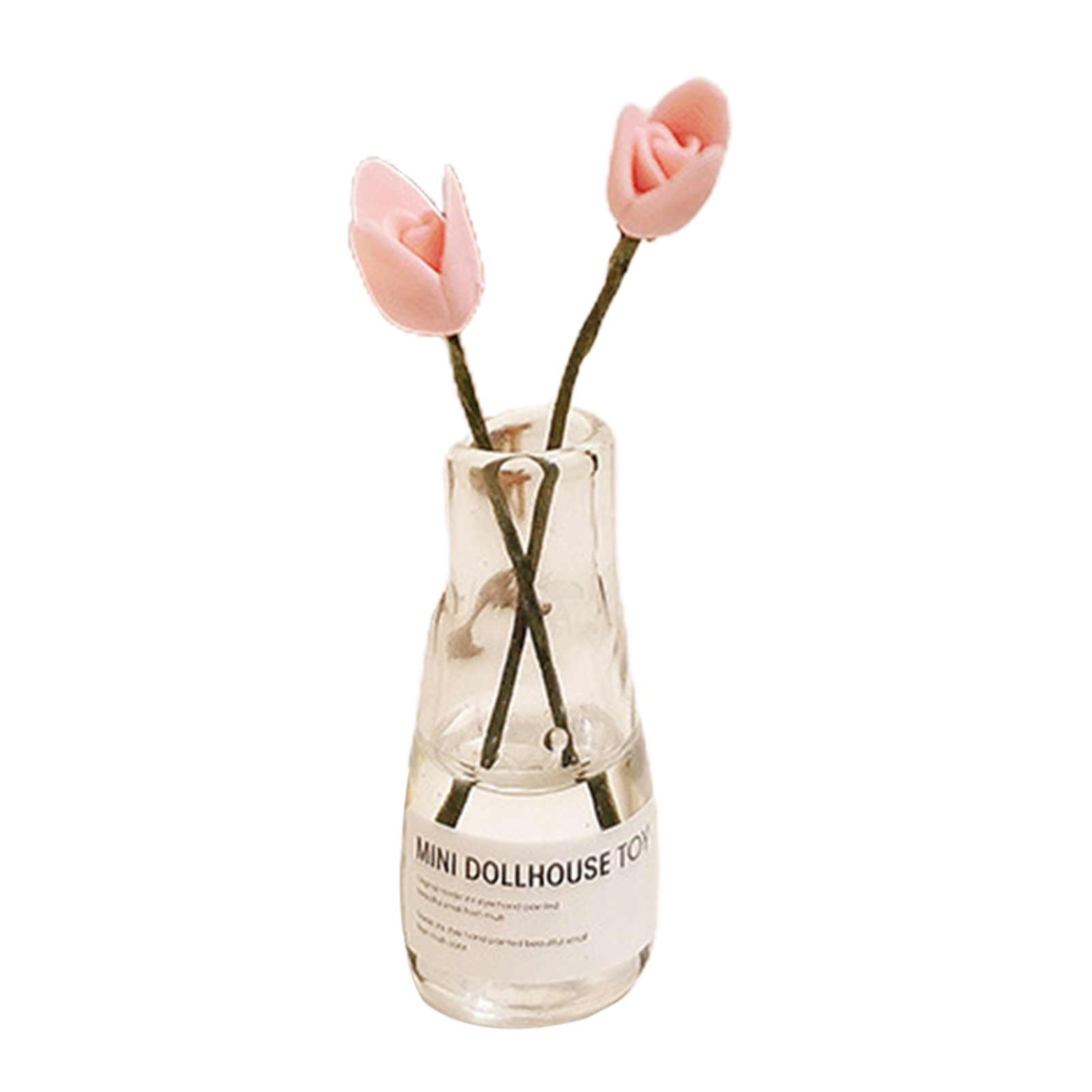 Mini Flower Vase Floral Arrangement - Miniature Vase Ornament with ...