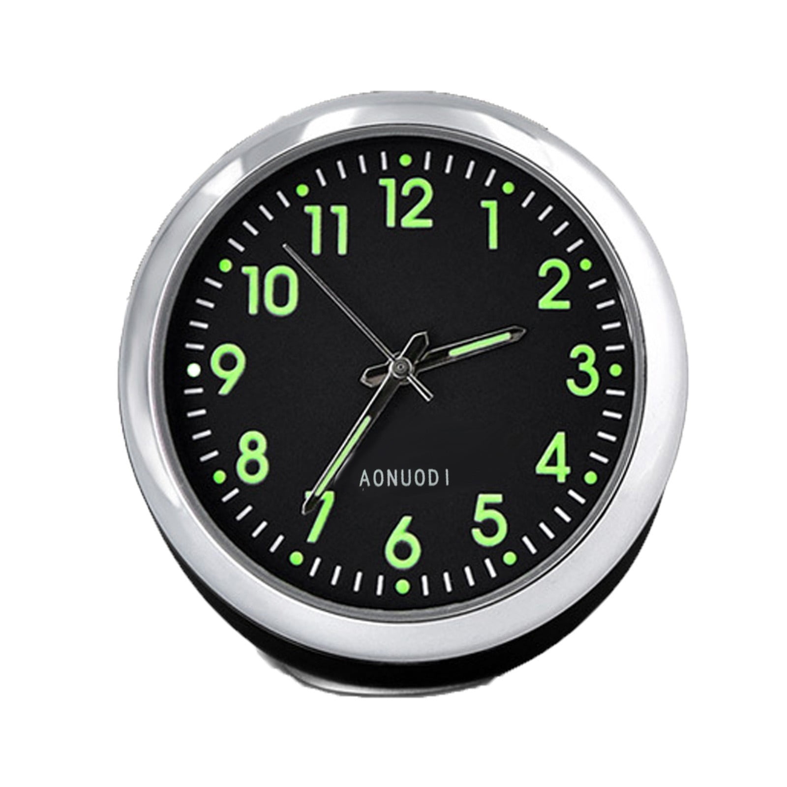 Mini Fluorescent Wall Clock, Light Up Quartz Clock, Universal Pocket ...