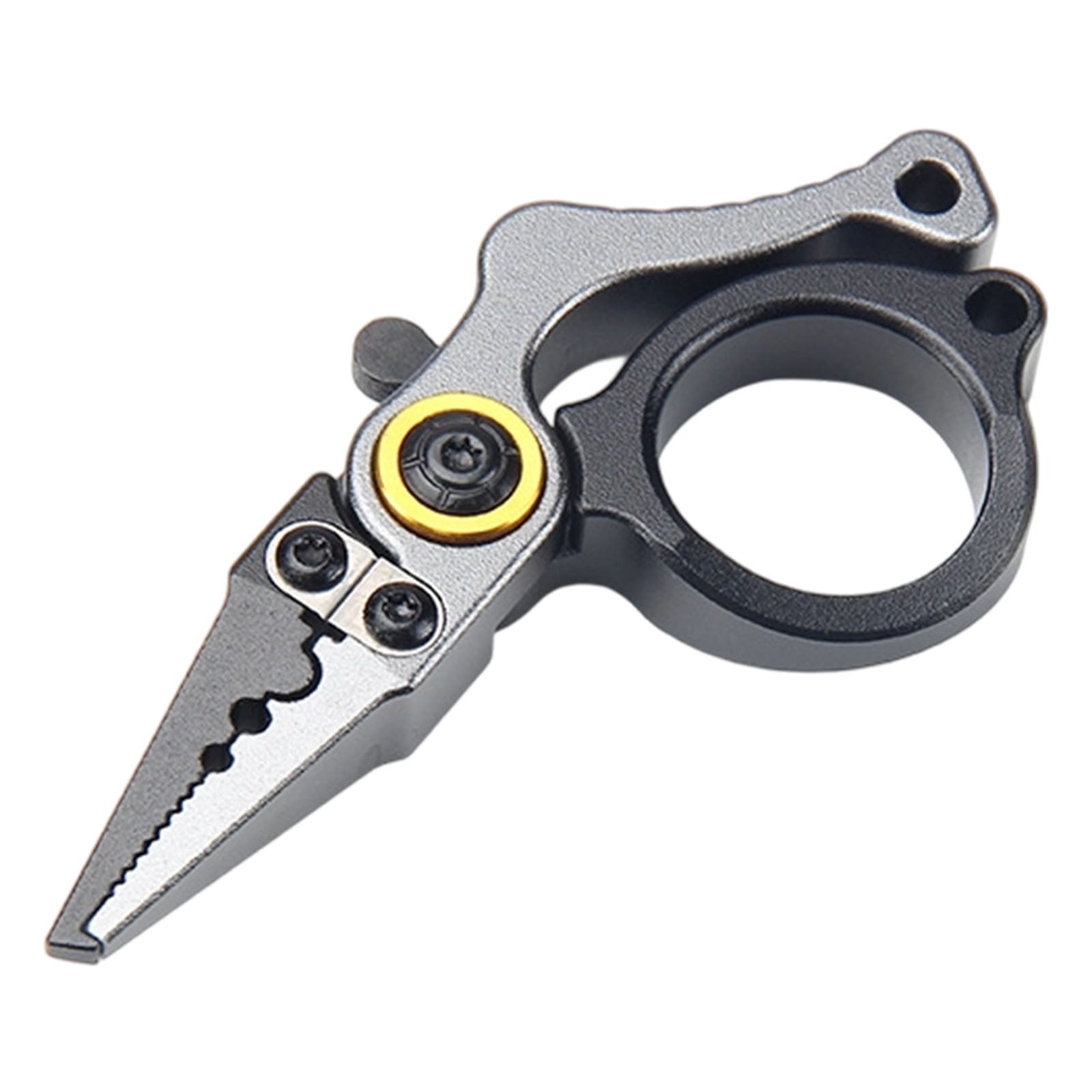 Mini Fly Fishing Pliers with Retractable Lanyard and Tungsten Carbide ...