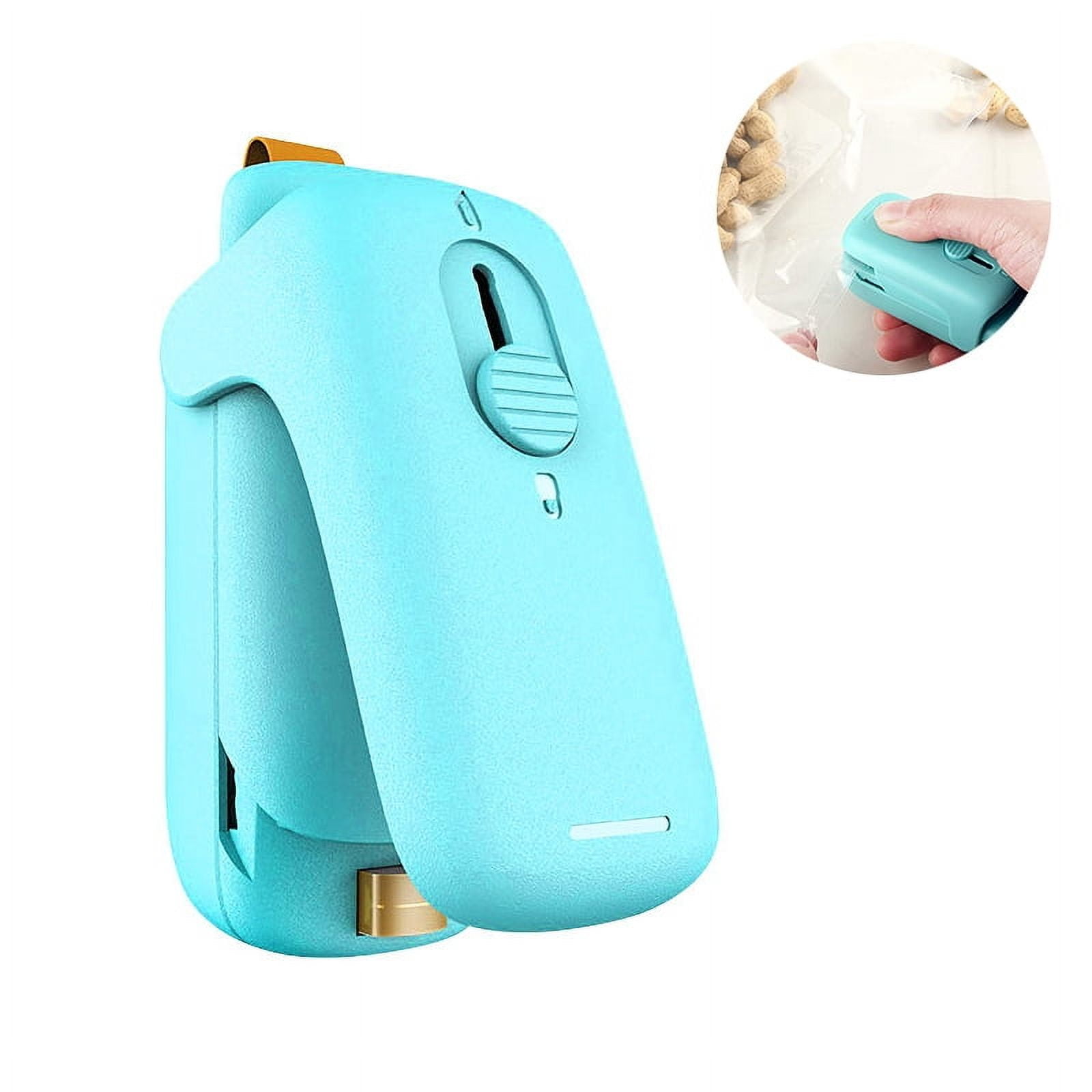 Mini Foil Sealer, 2 in 1 Mini Bag Sealer with Cutter, Hand Foil Sealer ...
