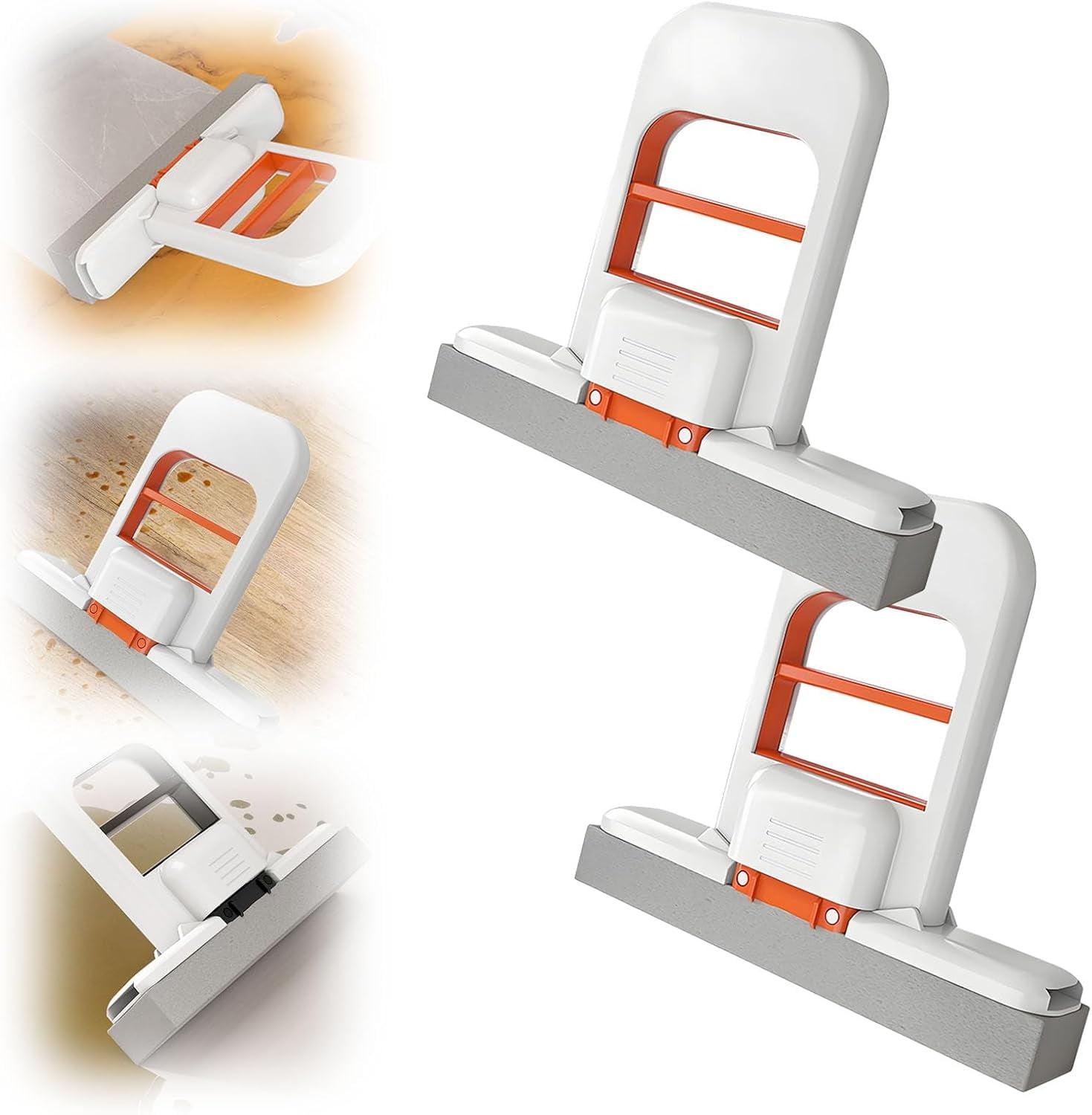 Mini Foldable Desktop Mop - 2026 New Portable Self-Squeeze Sponge Mop ...