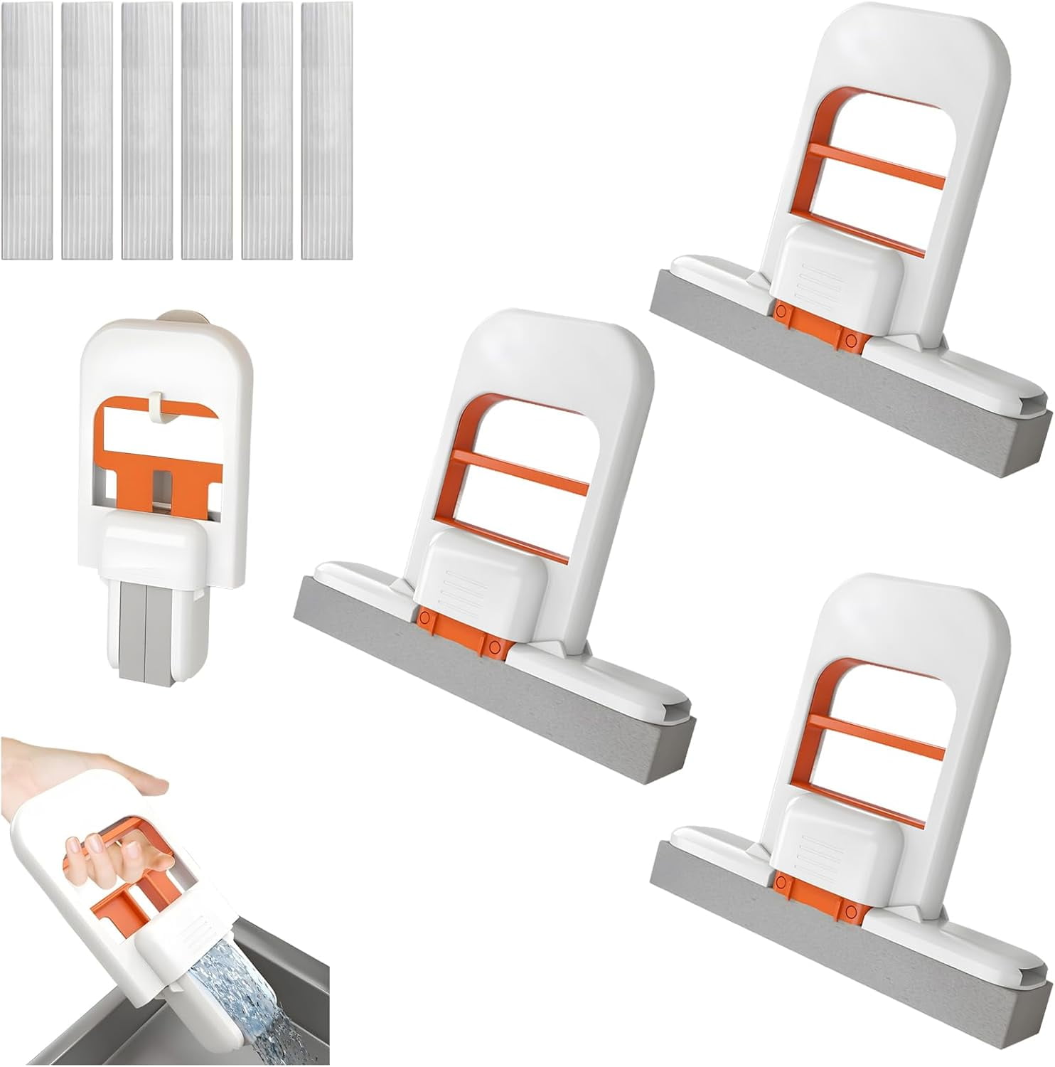 Mini Foldable Desktop Mop - Durable Hands-Free Lazy Mop for Tabletop ...