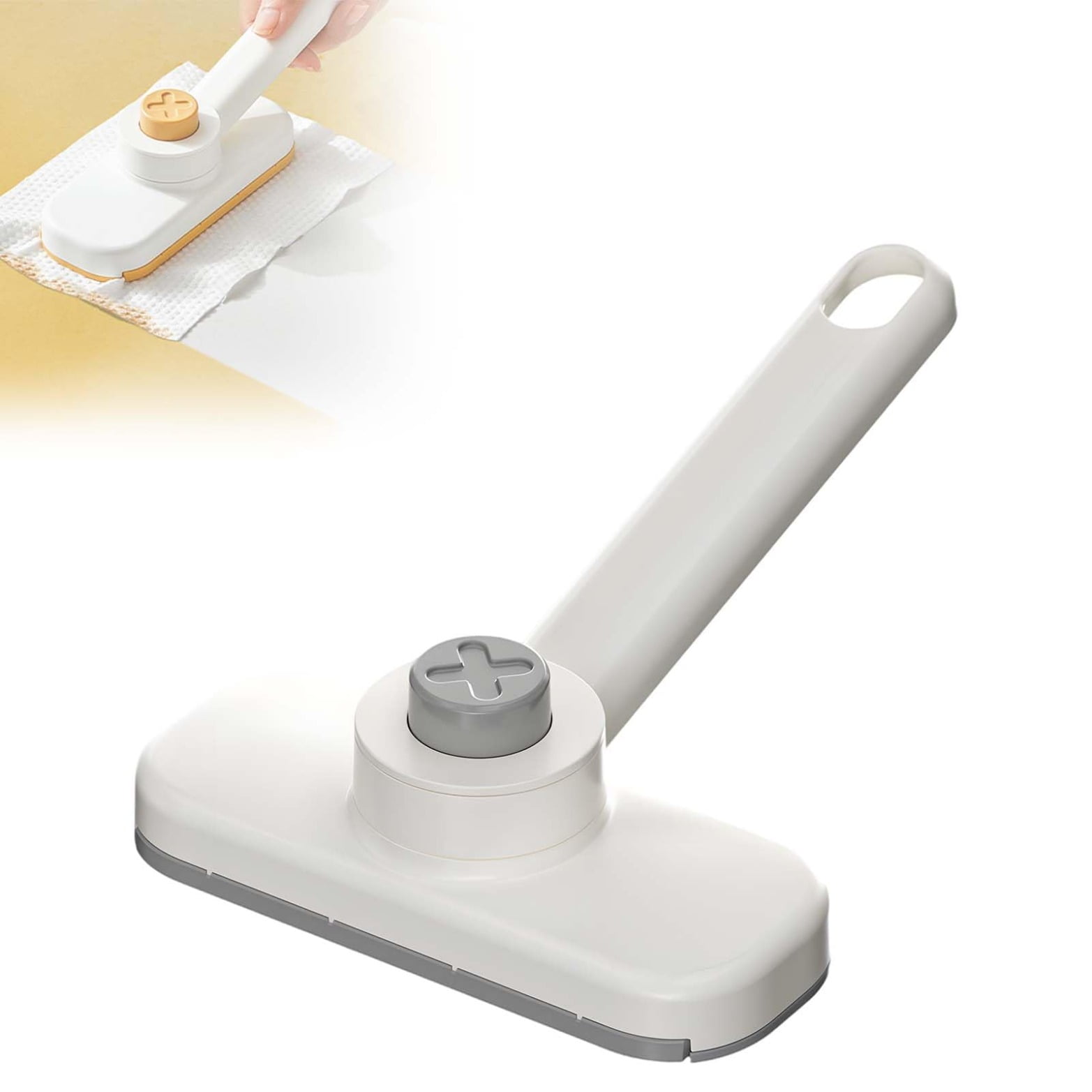 Mini Foldable Desktop Mop, No Hand Washing with Cloth-Clamping Design ...