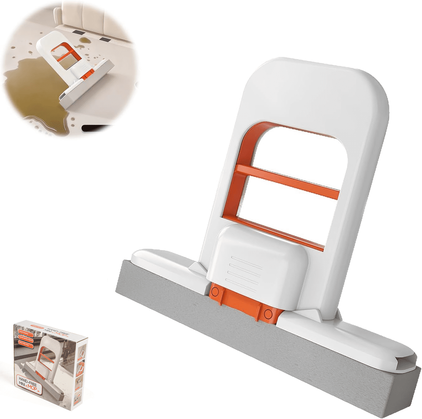 Mini Foldable Desktop Mop - Portable Cleaning Sponge Mop for Kitchen ...