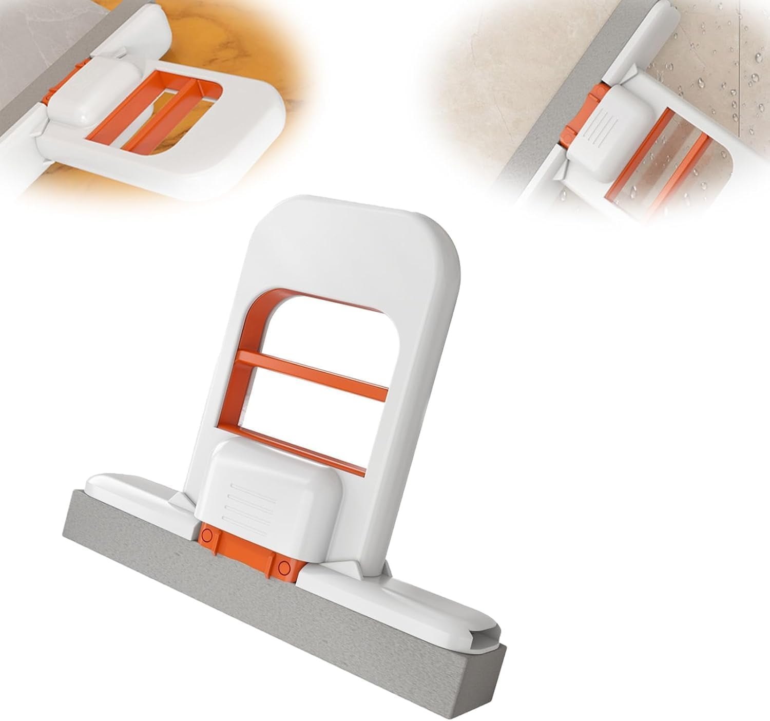 Mini Foldable Desktop Mop， Portable Mini Cleaning Sponge Mop, Self ...