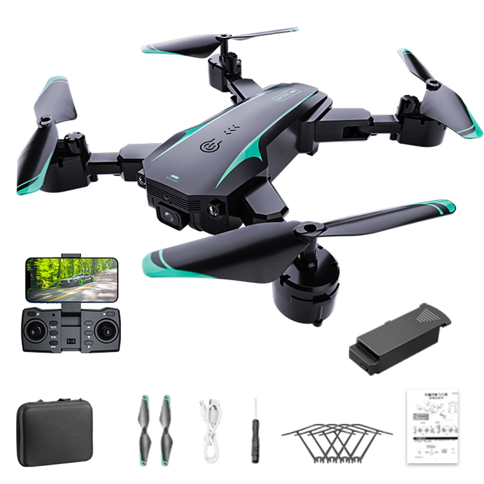 Mini Folding Drone with HD Camera - Obstacle Avoidance, Gesture Control ...