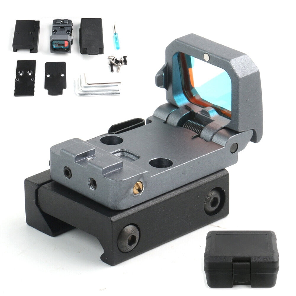 Mini Folding Flip Up Red Dot Sight Holographic Reflex - Walmart.com