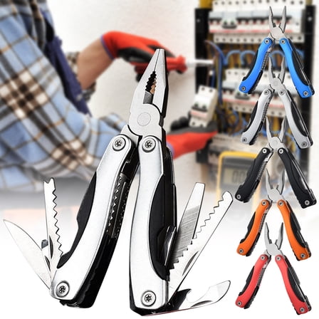 Gerber Multi-Tool Utility Pliers with Pry Knife & Sheath - 14 Tool Kit ...