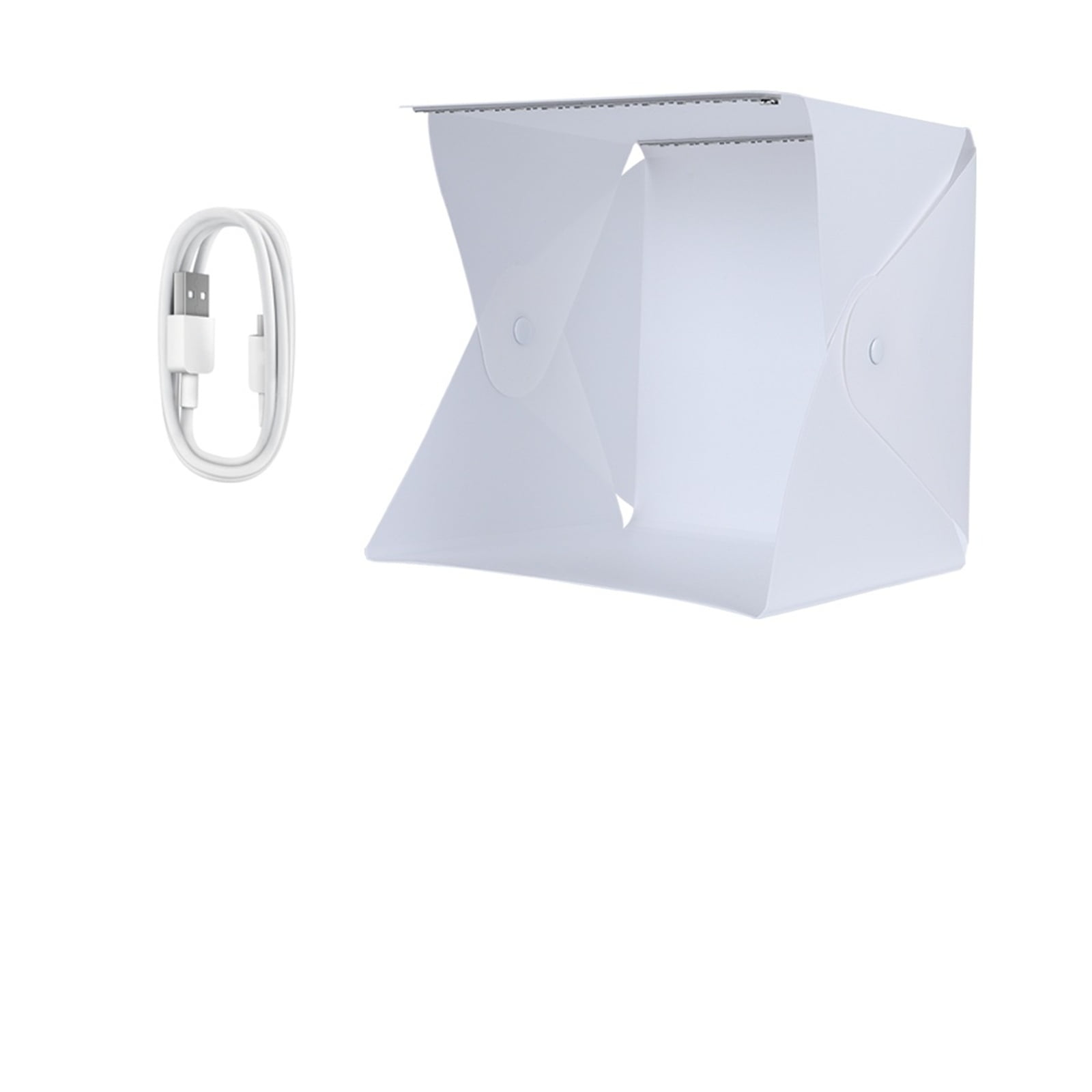 Mini Folding Photo Booth Softbox Small LED Lights Portable Folding ...