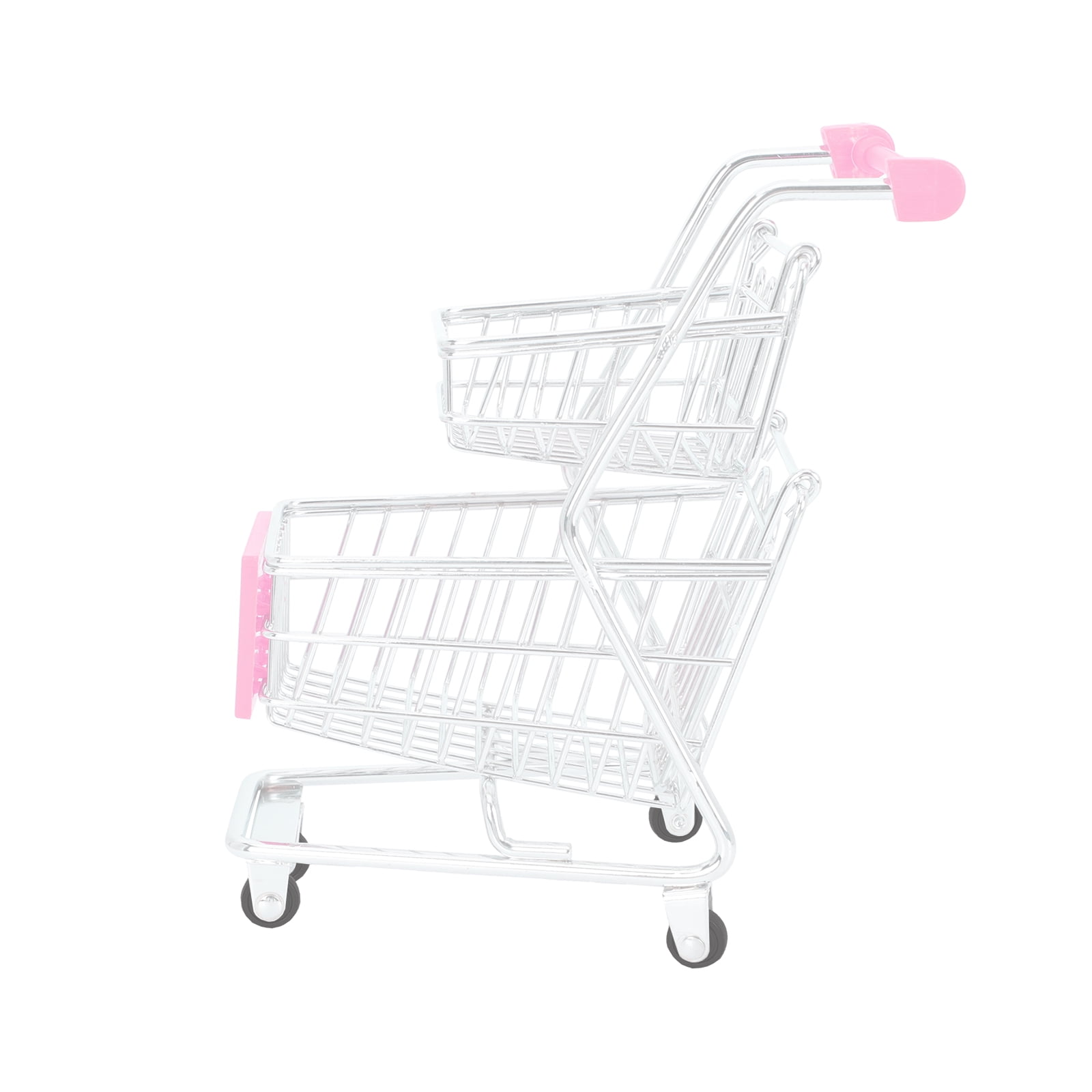 Mini Food Basket Trolley Toy Dorm Cart Shopping Carts for Groceries ...