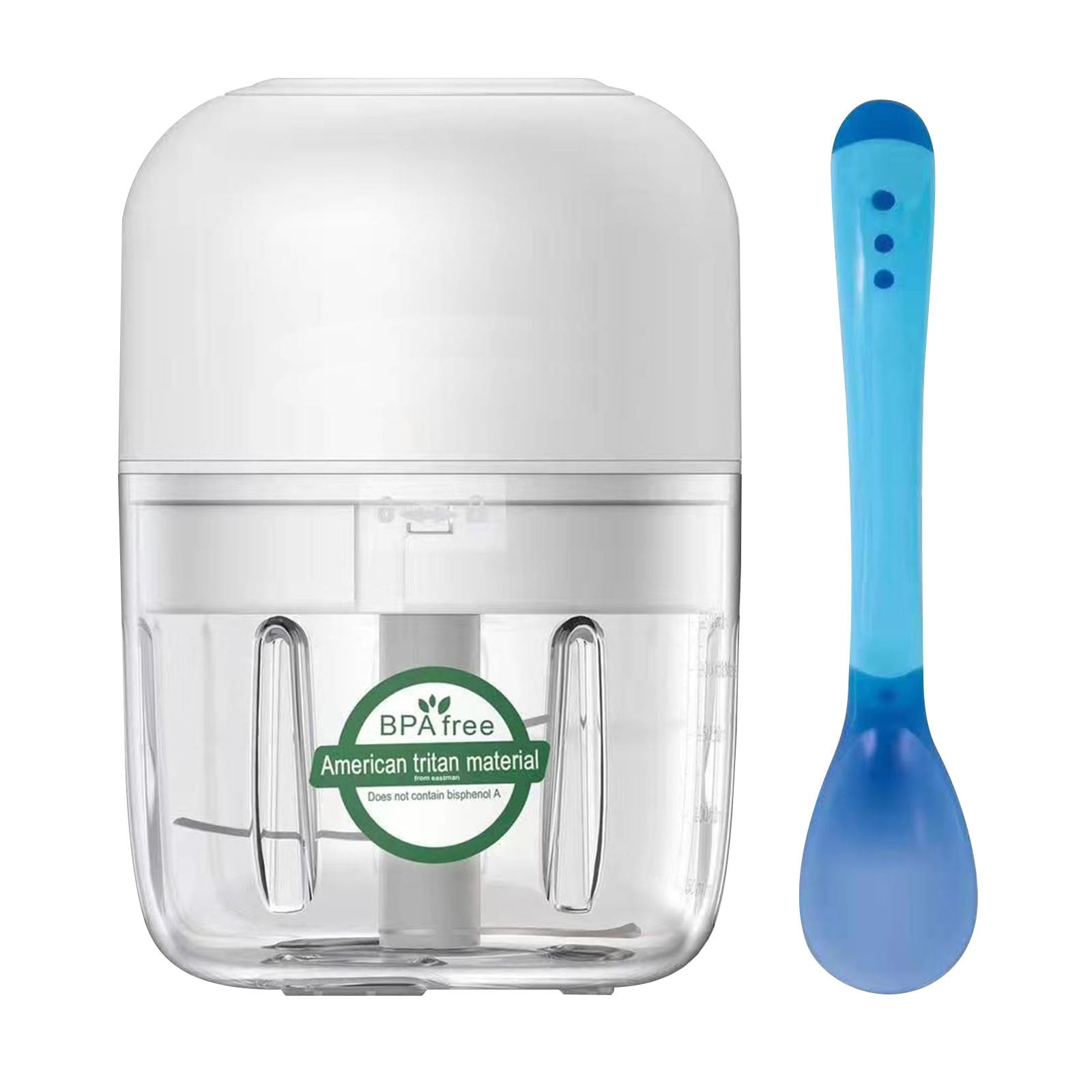 Mini Food Processor, Garlic Chopper, Rechargeable, 2-in-1 Design, For ...